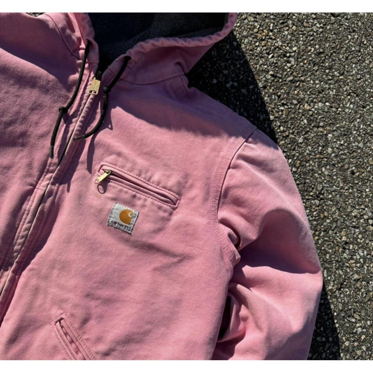 pink carhartt jacket pink carhartt jacket - Depop