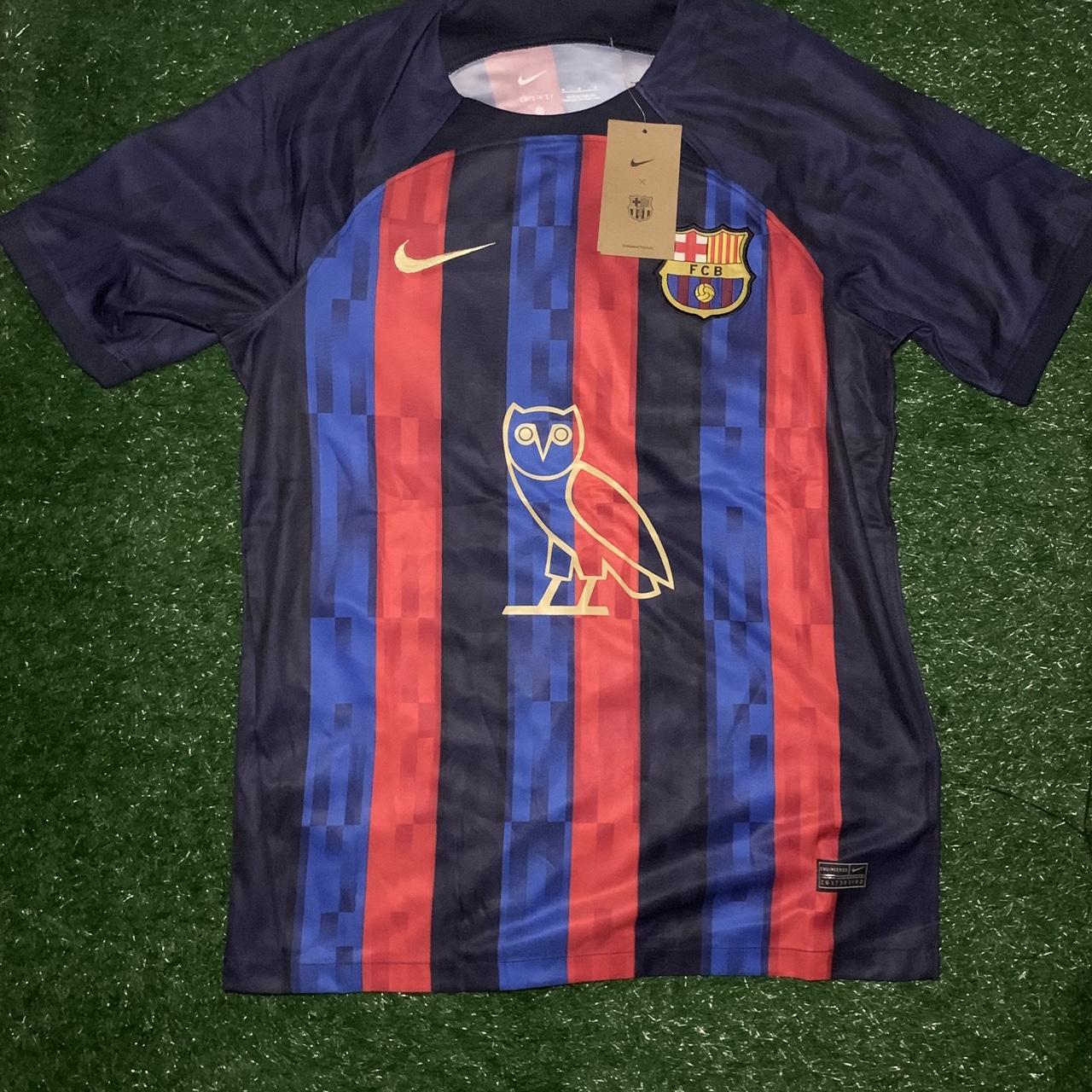 FC Barcelona X Drake OvO Jersey 3 available in... - Depop