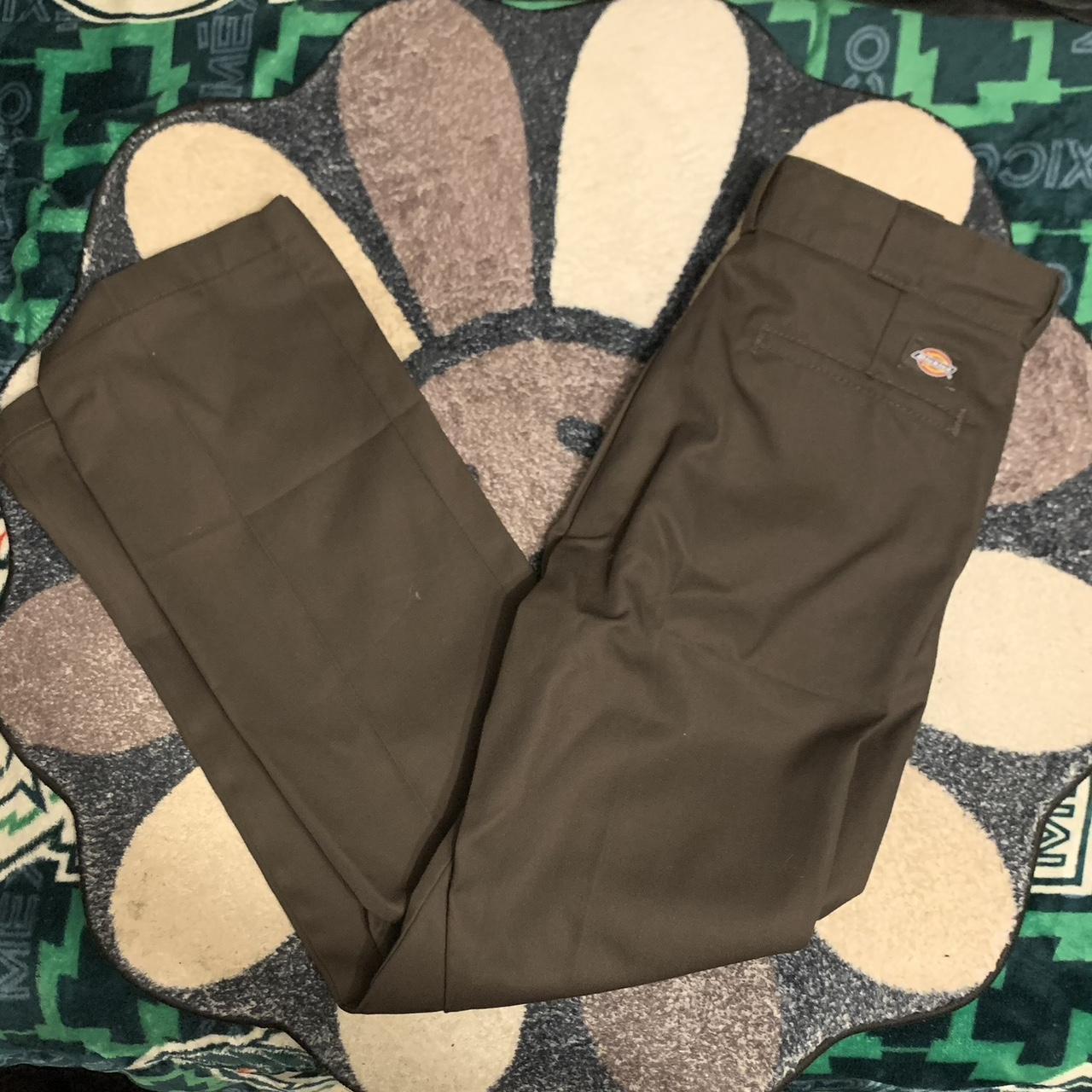 90s Dickies 874 brown trousers, original fit 32x32... - Depop