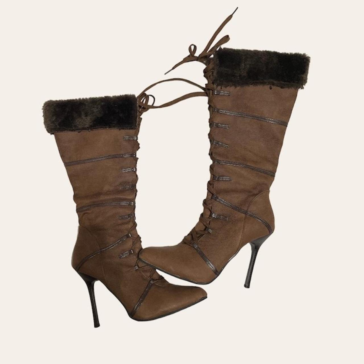 Ellie Ellie Women's Brown Boots | Depop