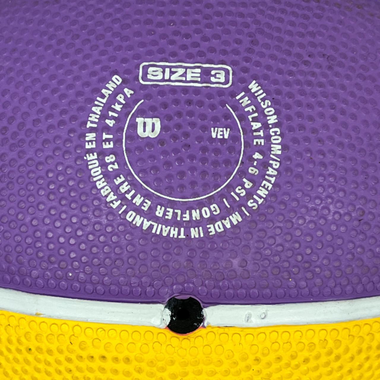 Wilson NBA Hardwood Classics Los Angeles Lakers Mini... - Depop