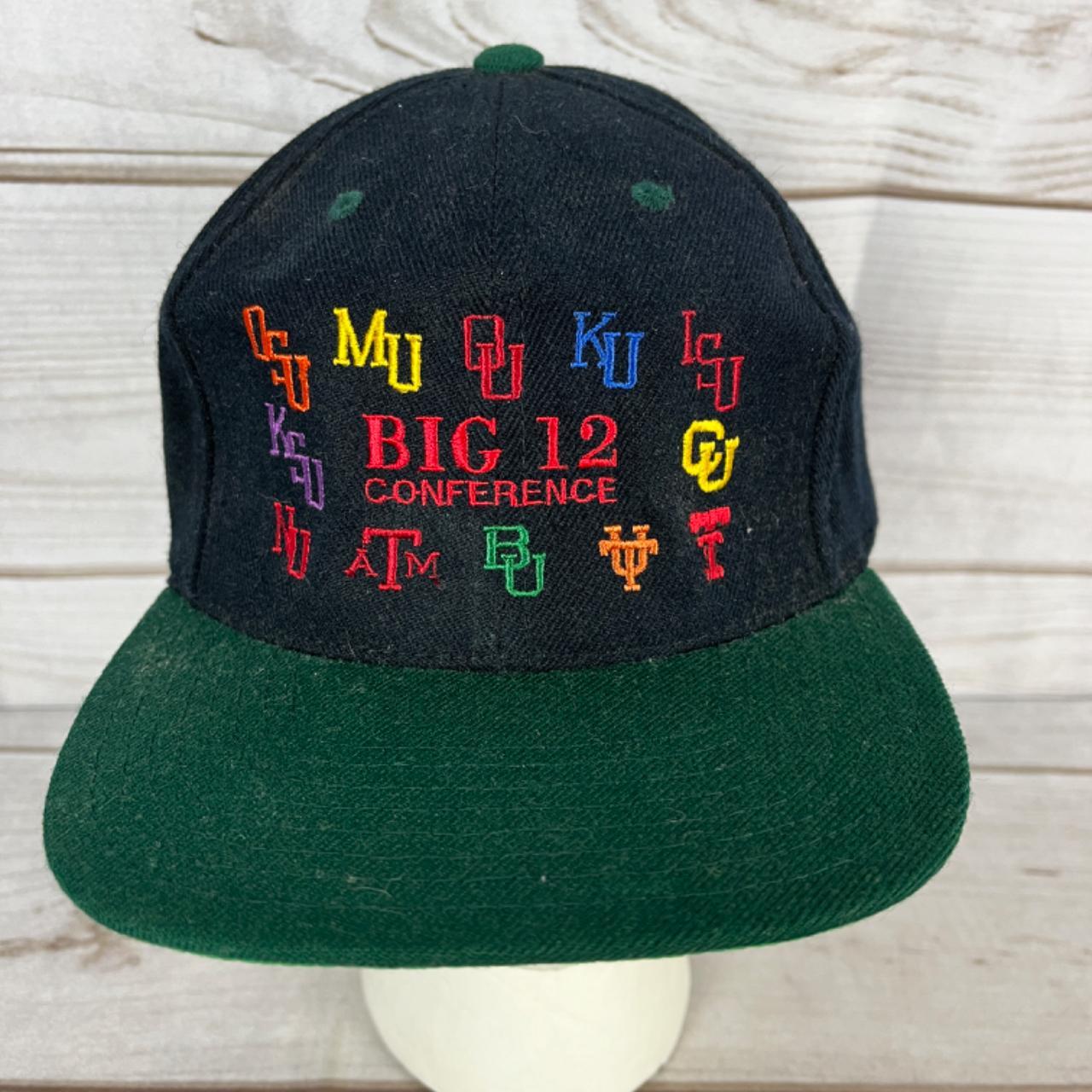 Vintage Headmaster Big 12 Conference Snapback Hat... - Depop