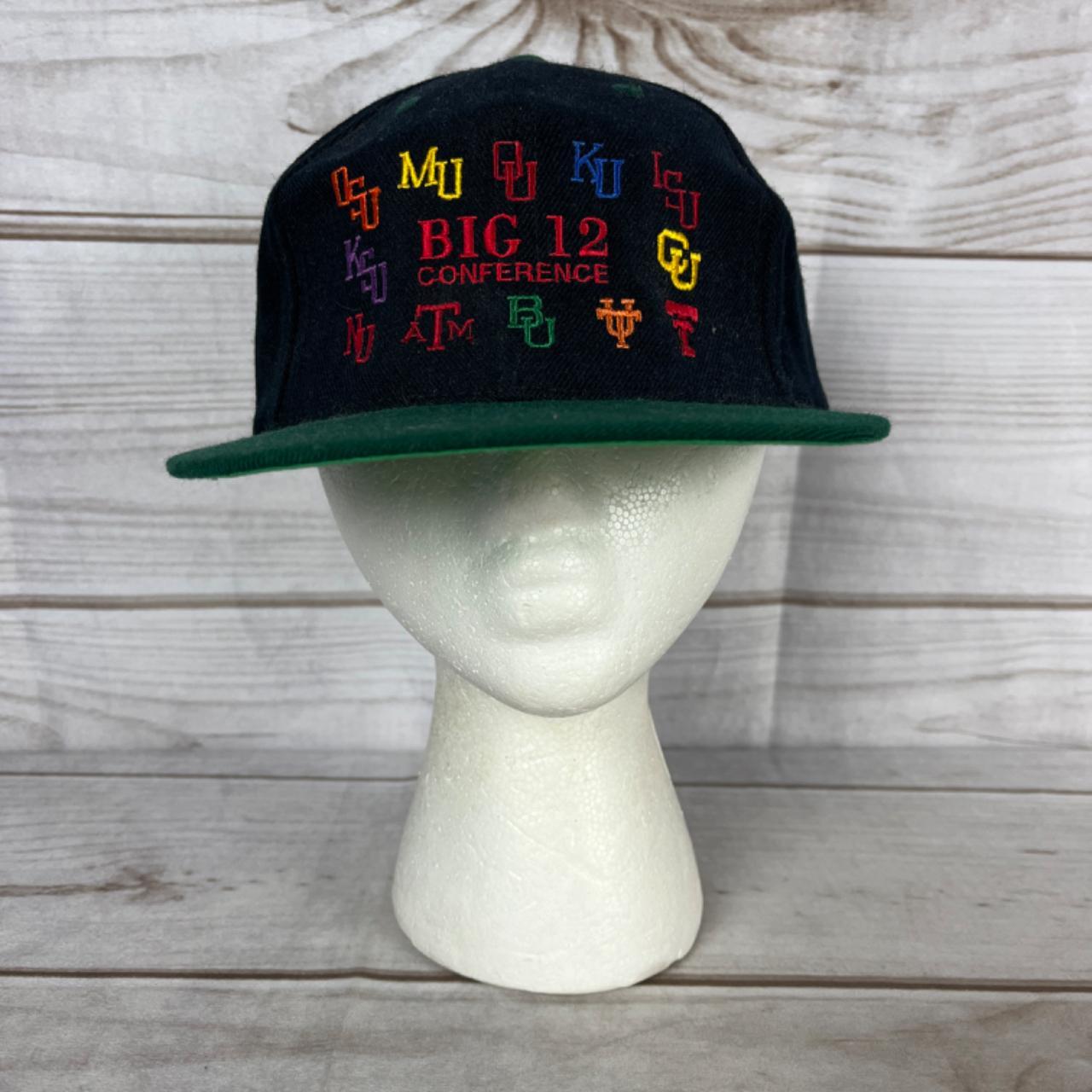 Vintage Headmaster Big 12 Conference Snapback Hat... - Depop