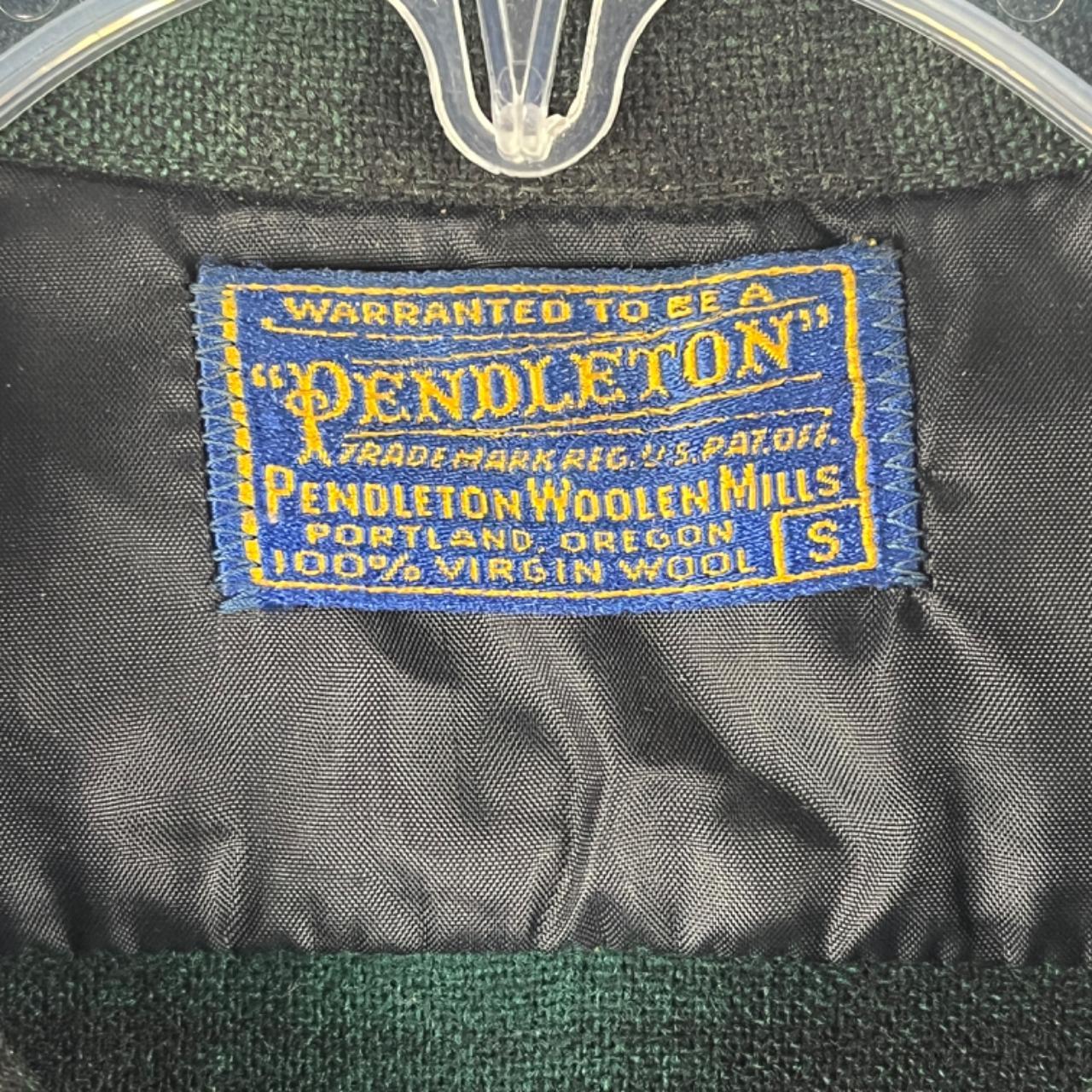 Vintage Pendleton Men's Small Plaid Wool Shirt... - Depop