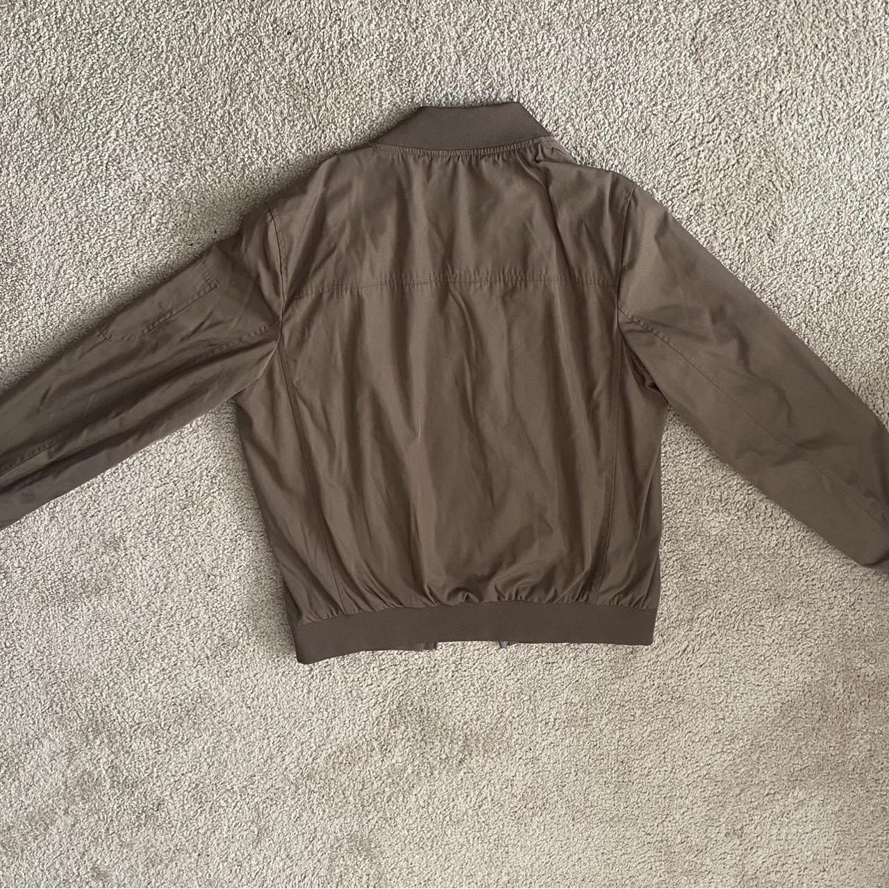 Brown Calvin Klein bomber. Light jacket for spring... - Depop