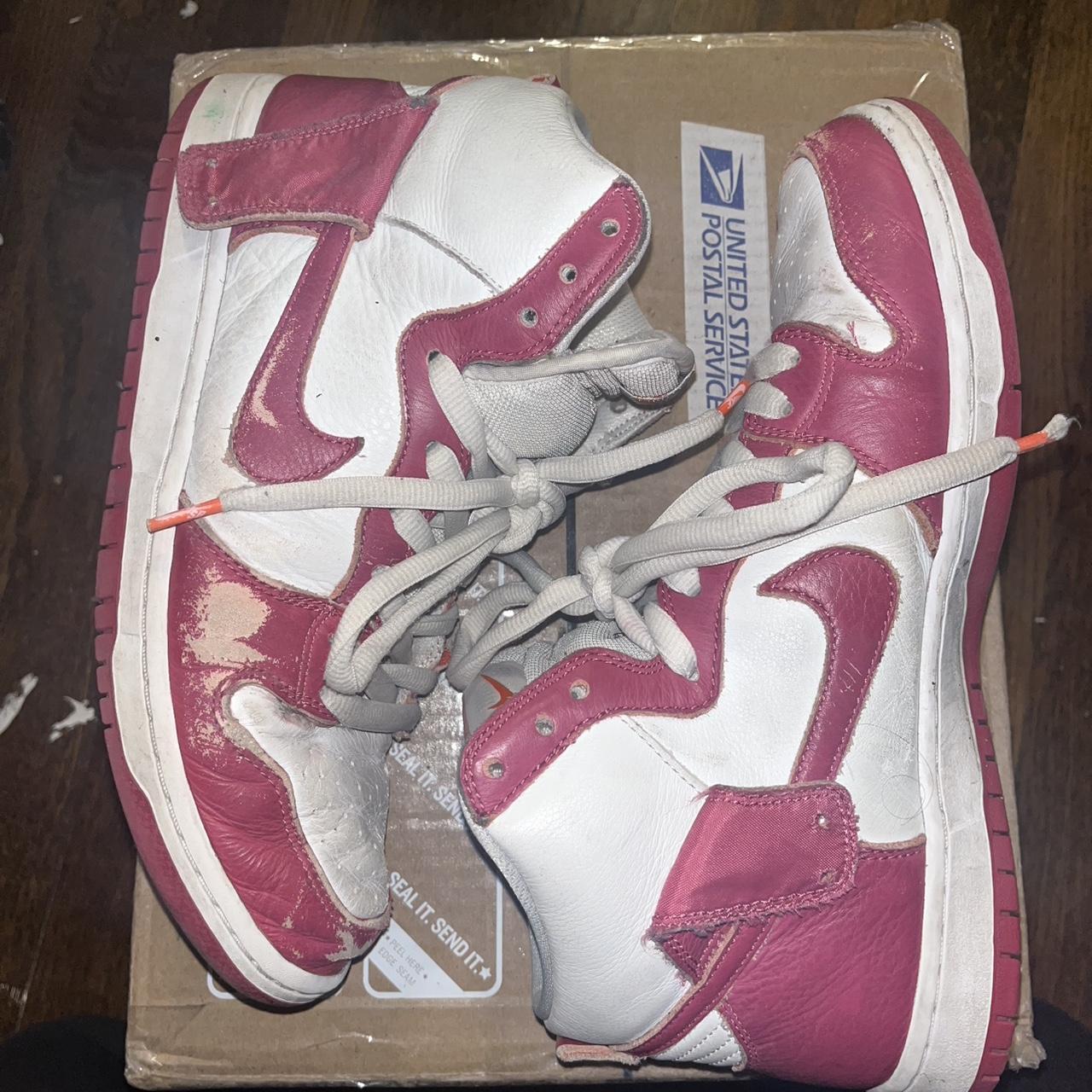 Nike SB Dunk High “Sweet Beet” Skated BUT has... - Depop