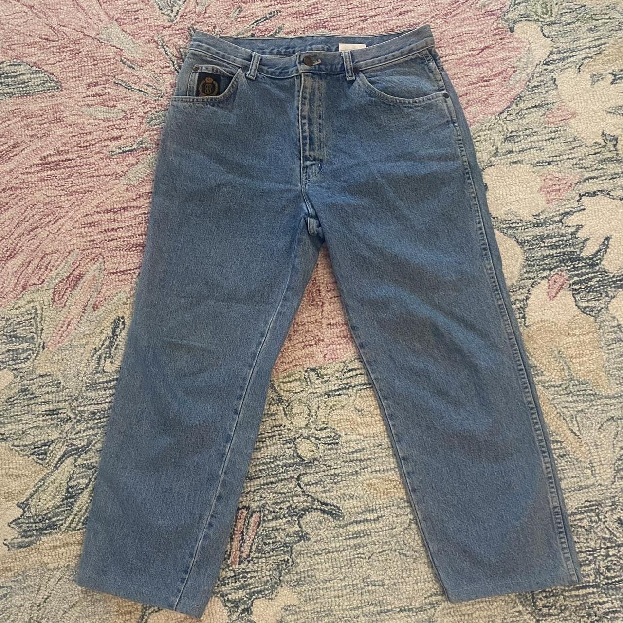 straight cut blue jeans bill blast - Depop
