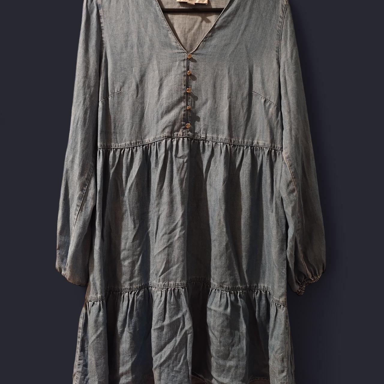 Forever new denim dress size 10 aud | Depop