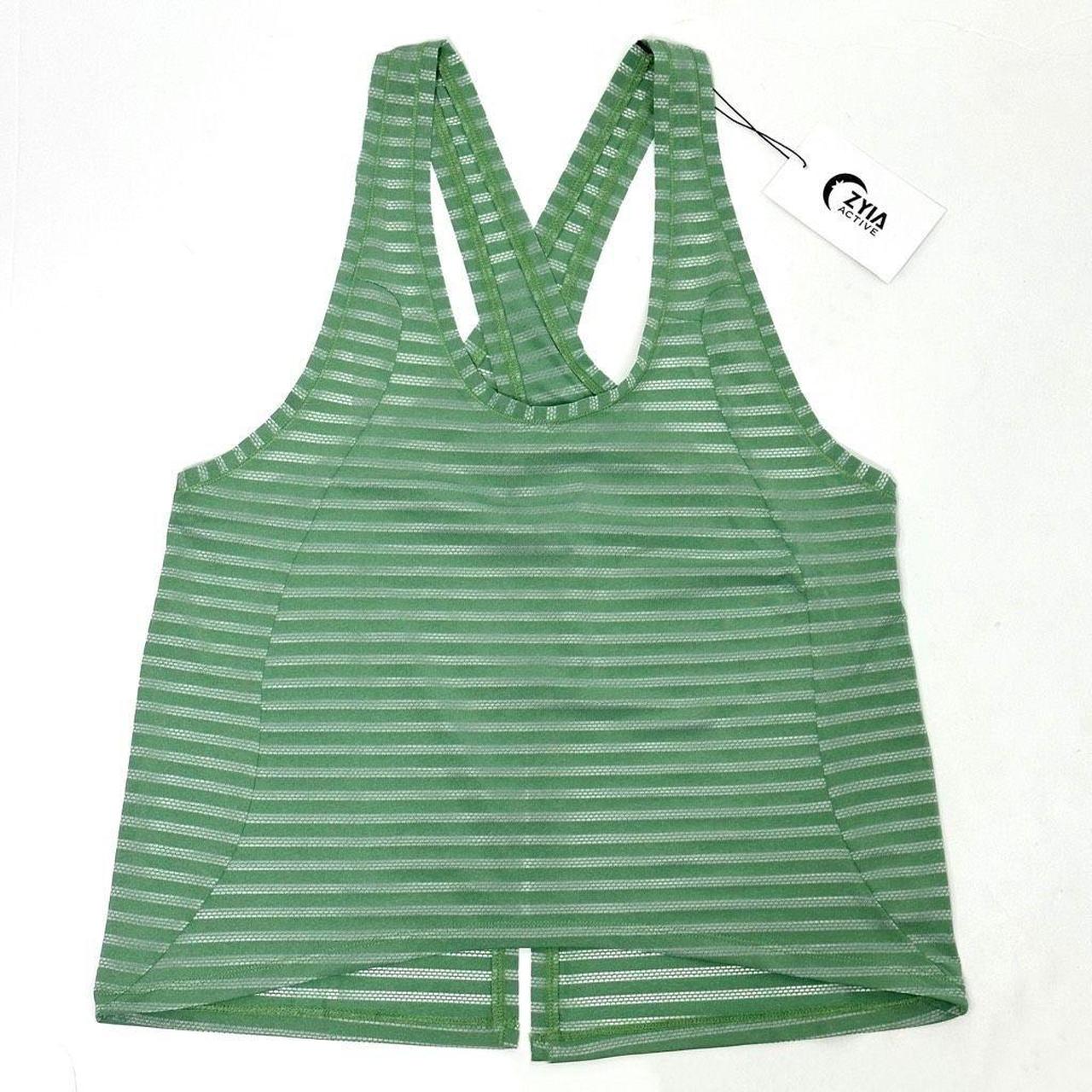 NWT Zyia Active Forest Nimbus Split Flyaway Back... - Depop