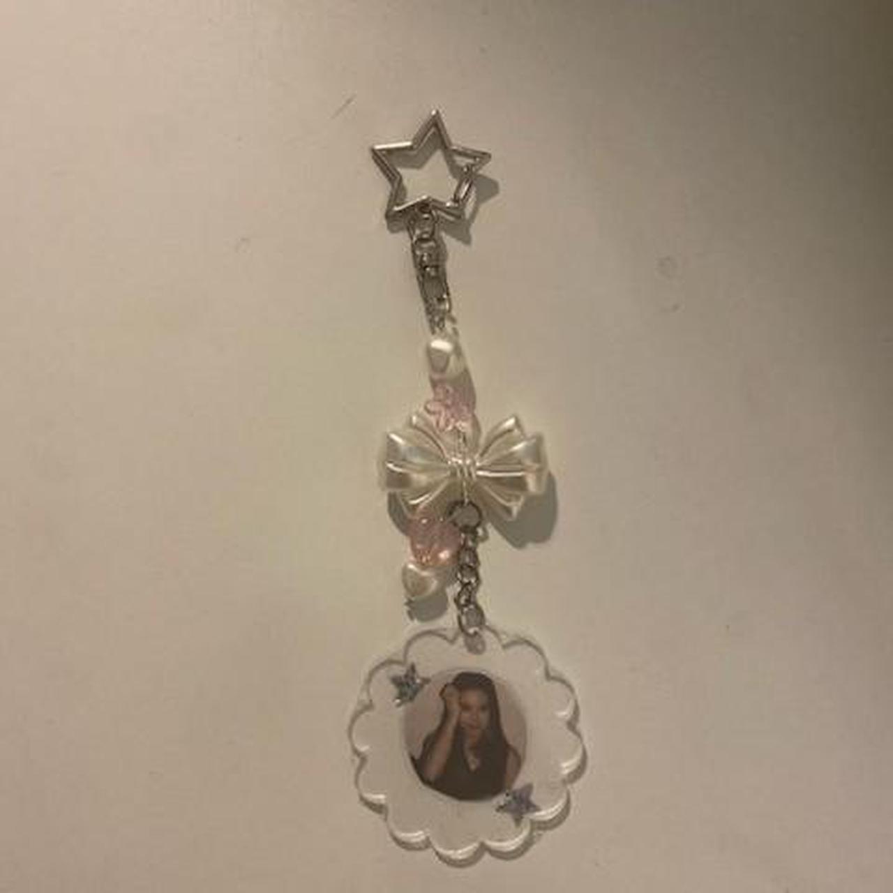 cute laufey keychain double... | Depop
