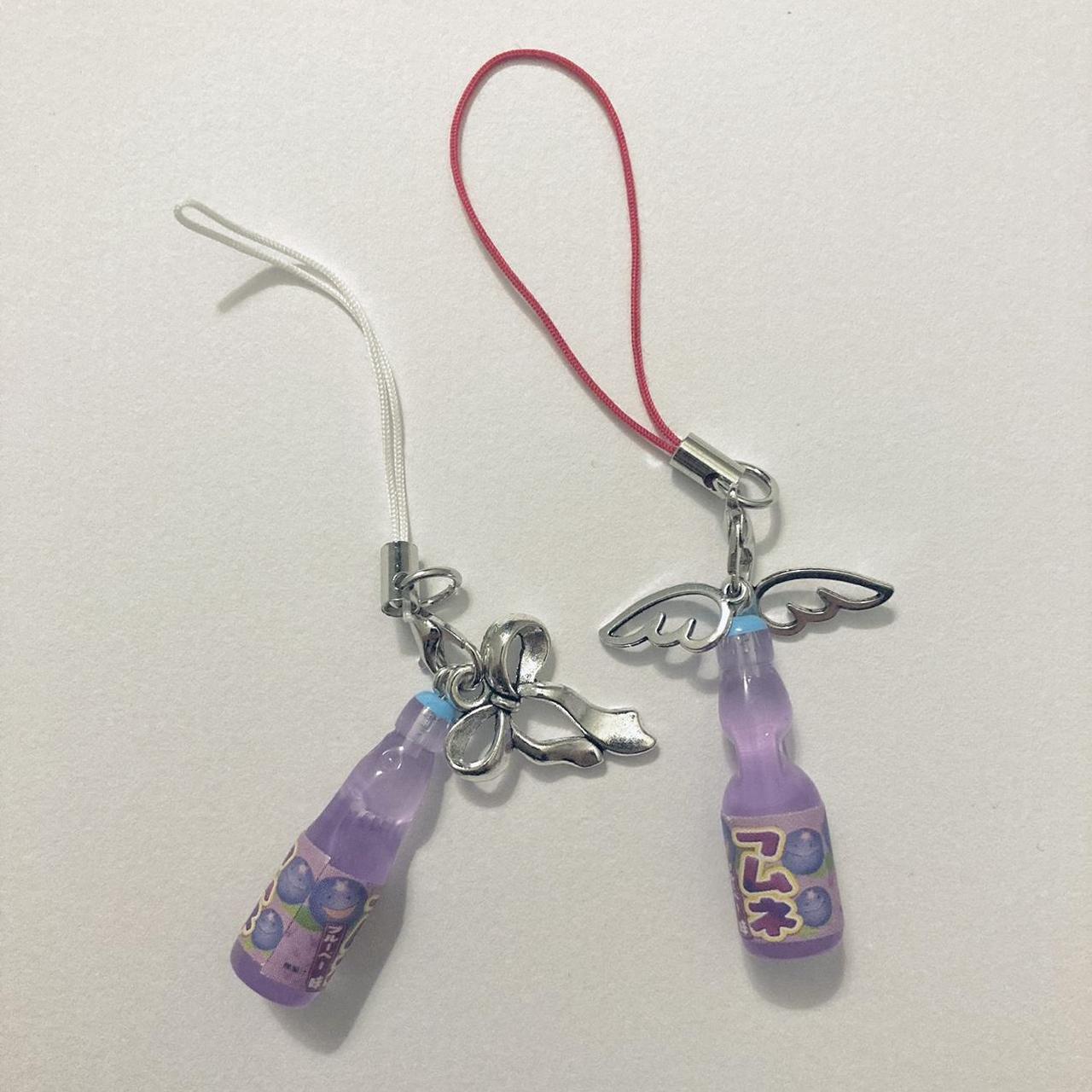 mini purple ramune phone charm!! 🍇 // simple but... - Depop