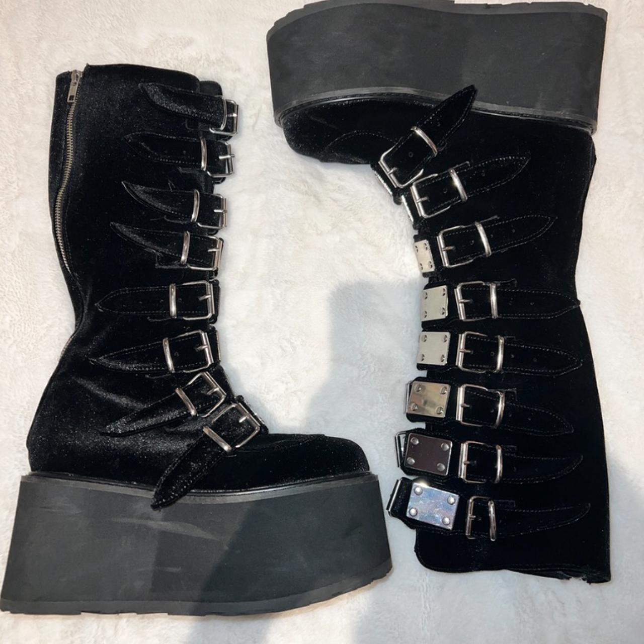 Platform Demonia DAMNED-318 Boots Style:... | Depop