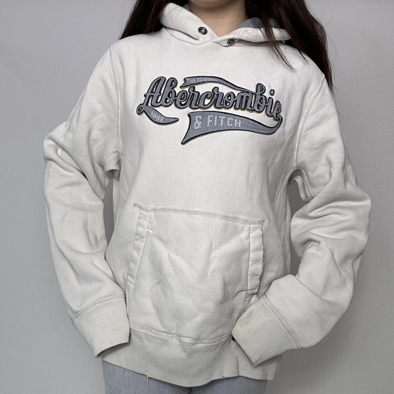 Abercrombie and fitch hoodie 🌞 Size 8/10 Pit... - Depop