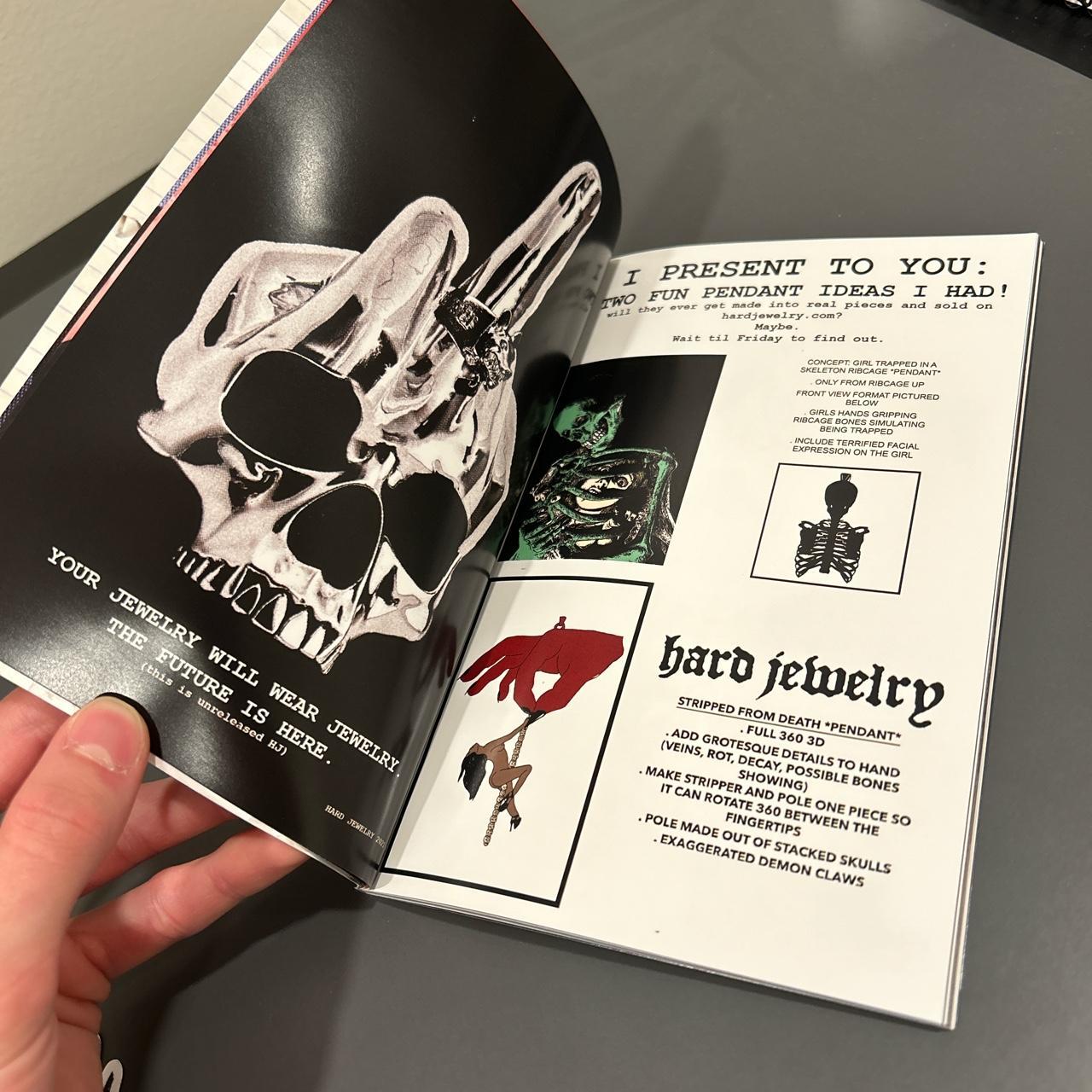 Hard Jewelry Magazine Vol. 1 and stickers Feel free... - Depop