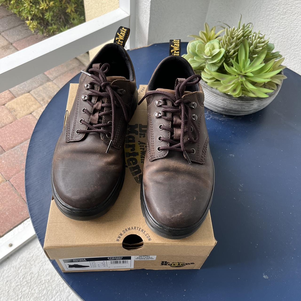 Dr.martens reeder dark brown - Depop