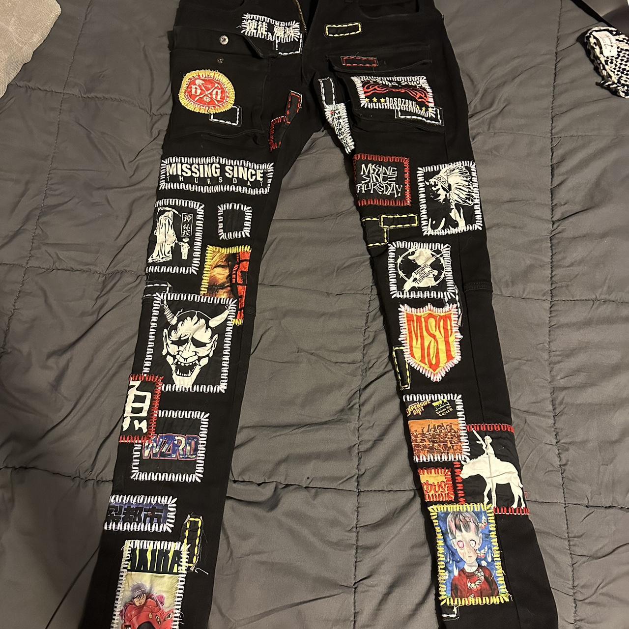 Missing Since Thursday Bosozoku jeans size 28 Worn... - Depop