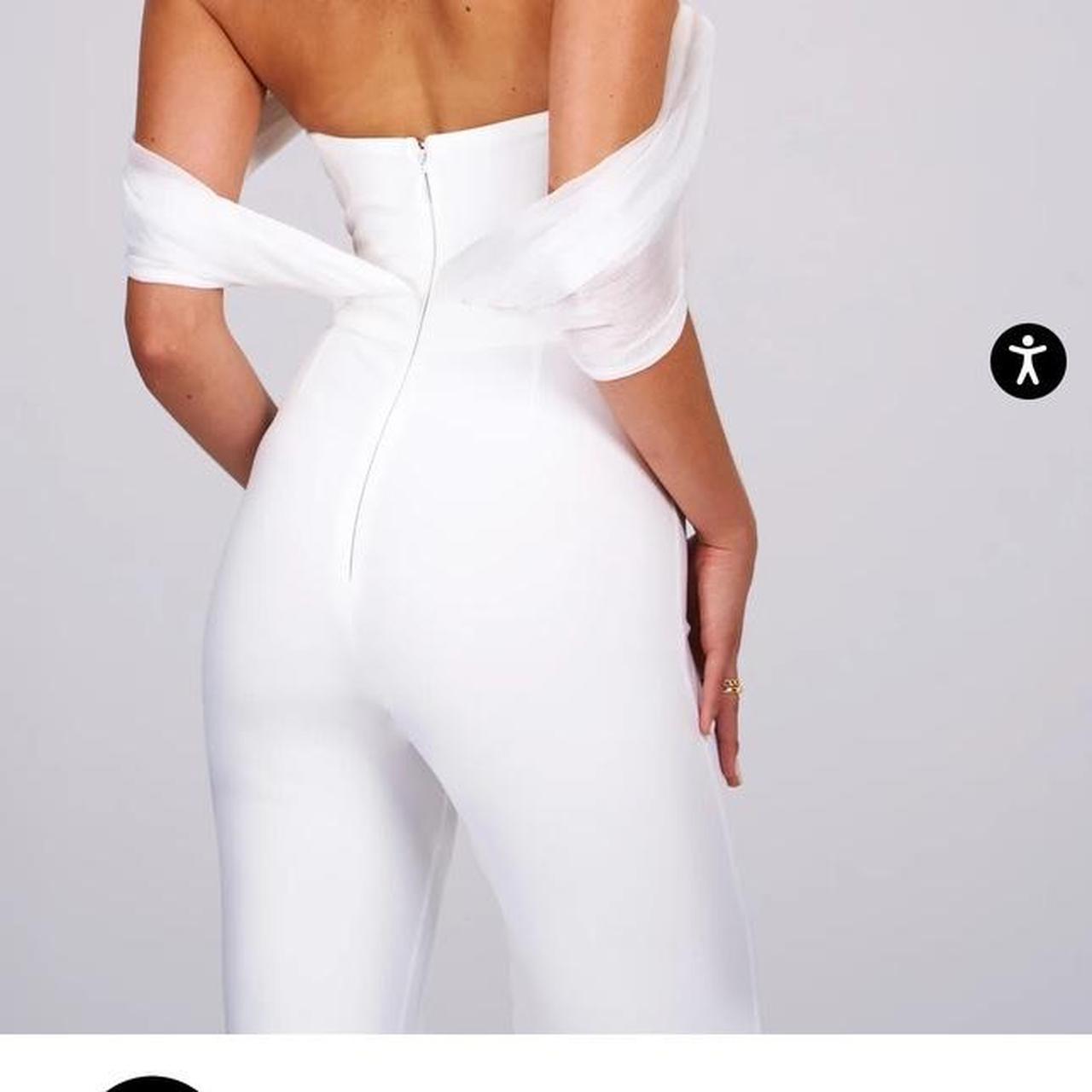 NEVER WORN Miss circle New York white jumpsuit! This... - Depop
