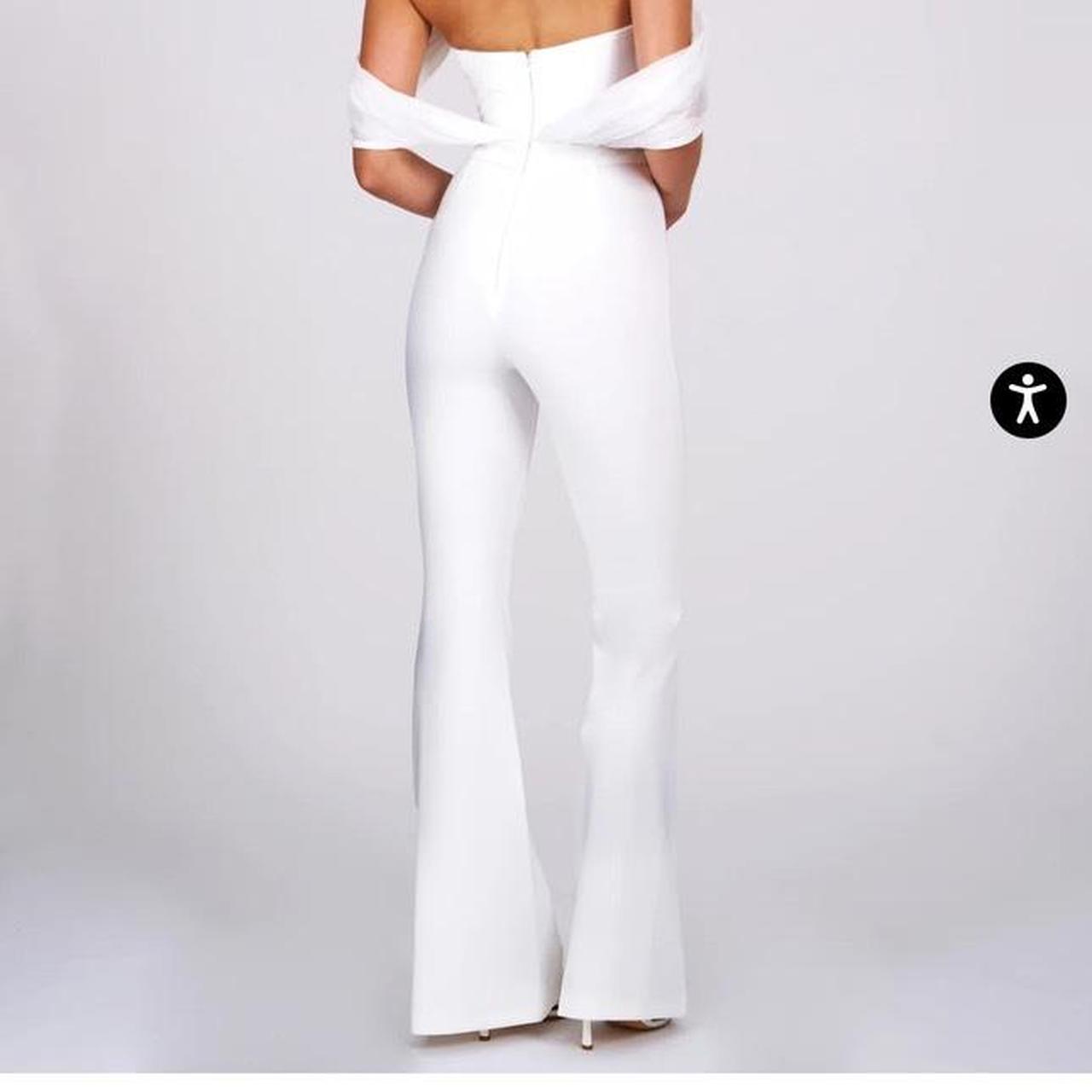 NEVER WORN Miss circle New York white jumpsuit! This... - Depop