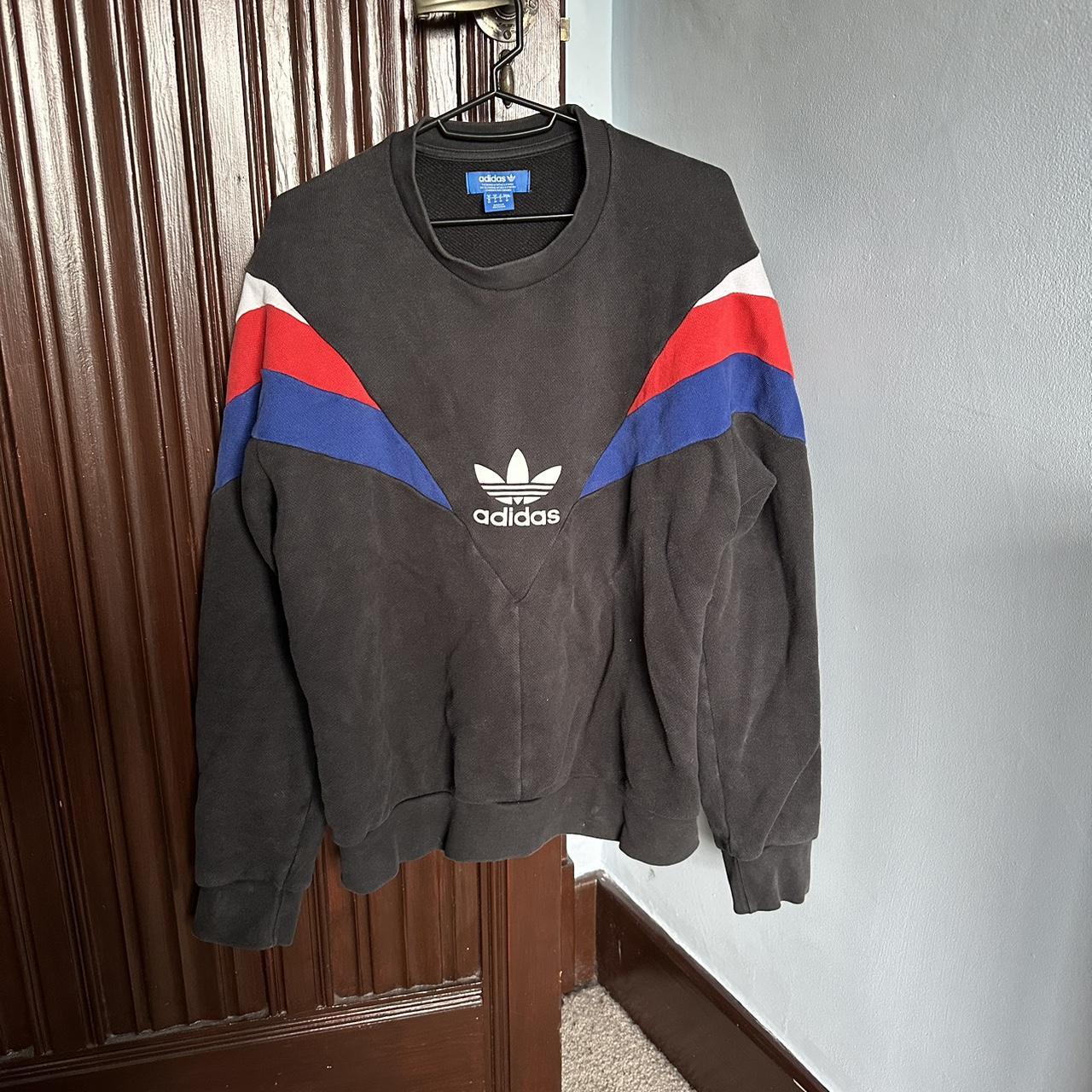 Men’s oversized vintage adidas jumper, medium size - Depop