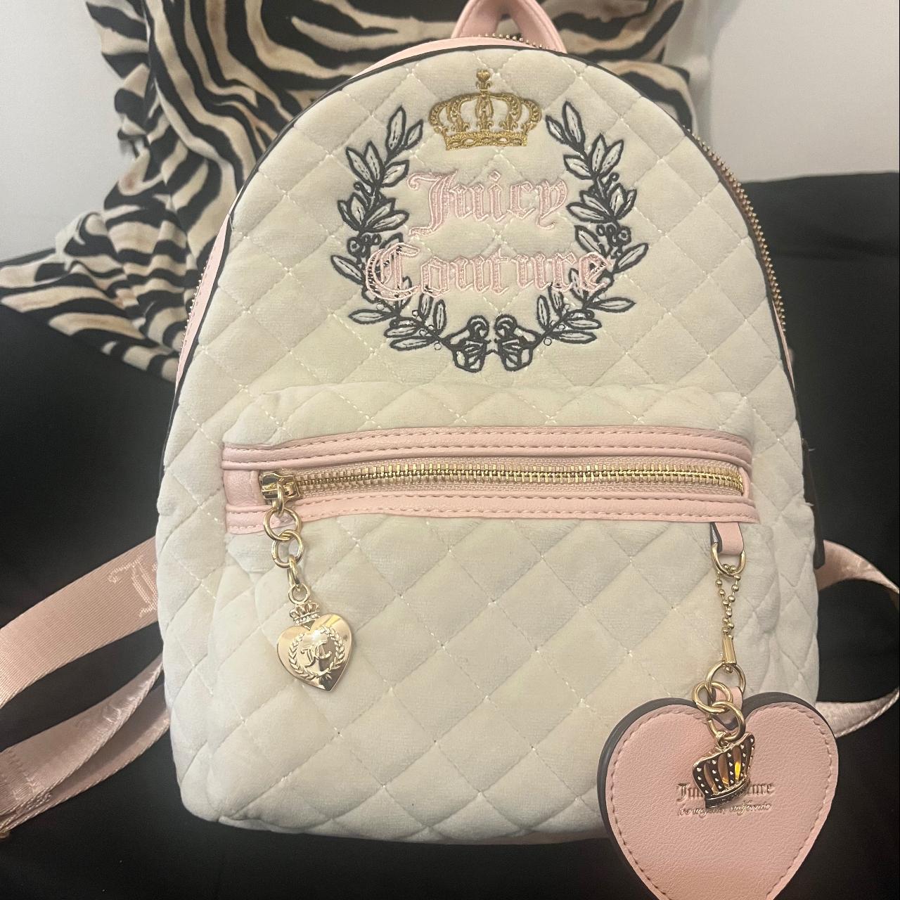 pink juicy couture mini backpack * so girly and very... | Depop