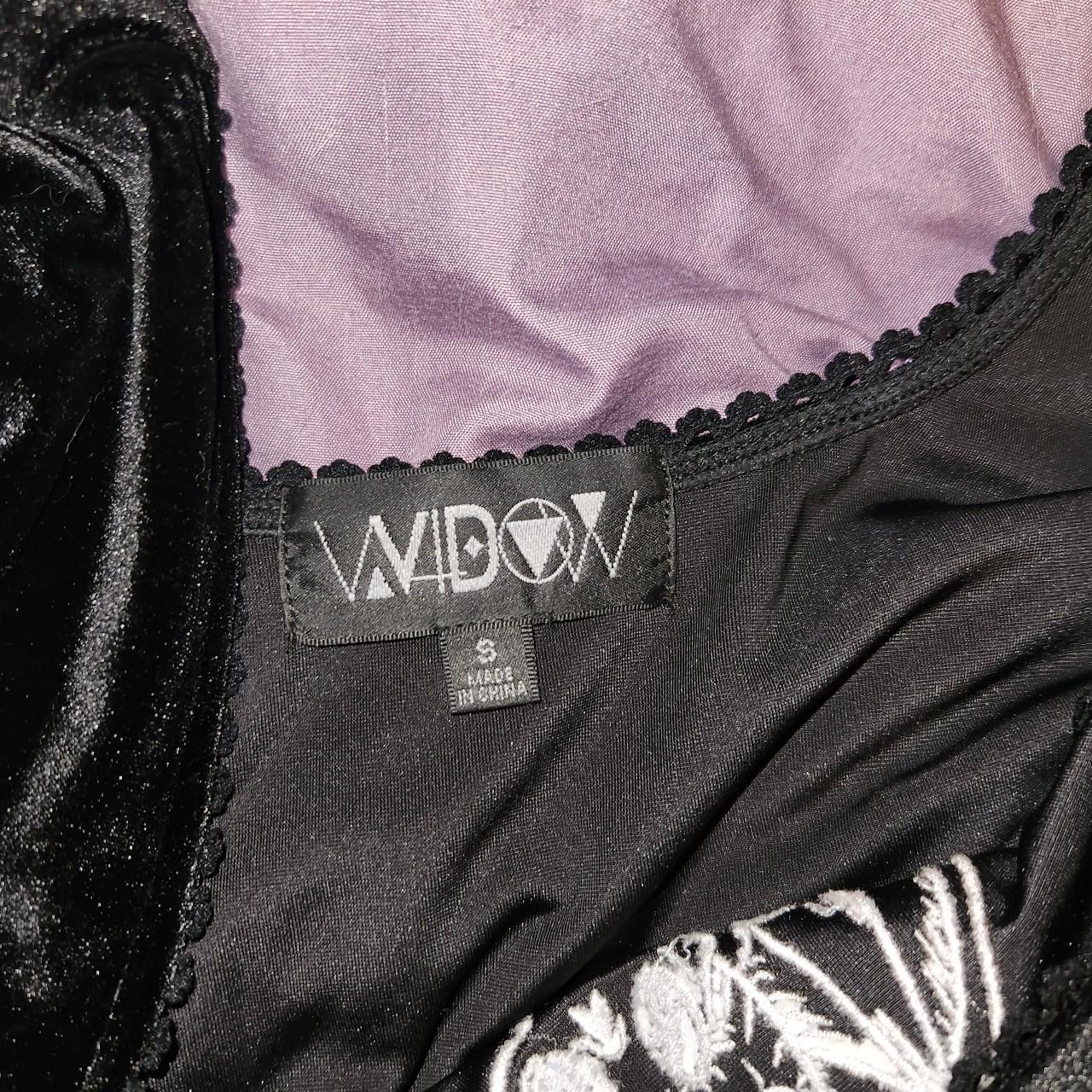 Dollskill house of Widow "bat embroidered velvet... | Depop