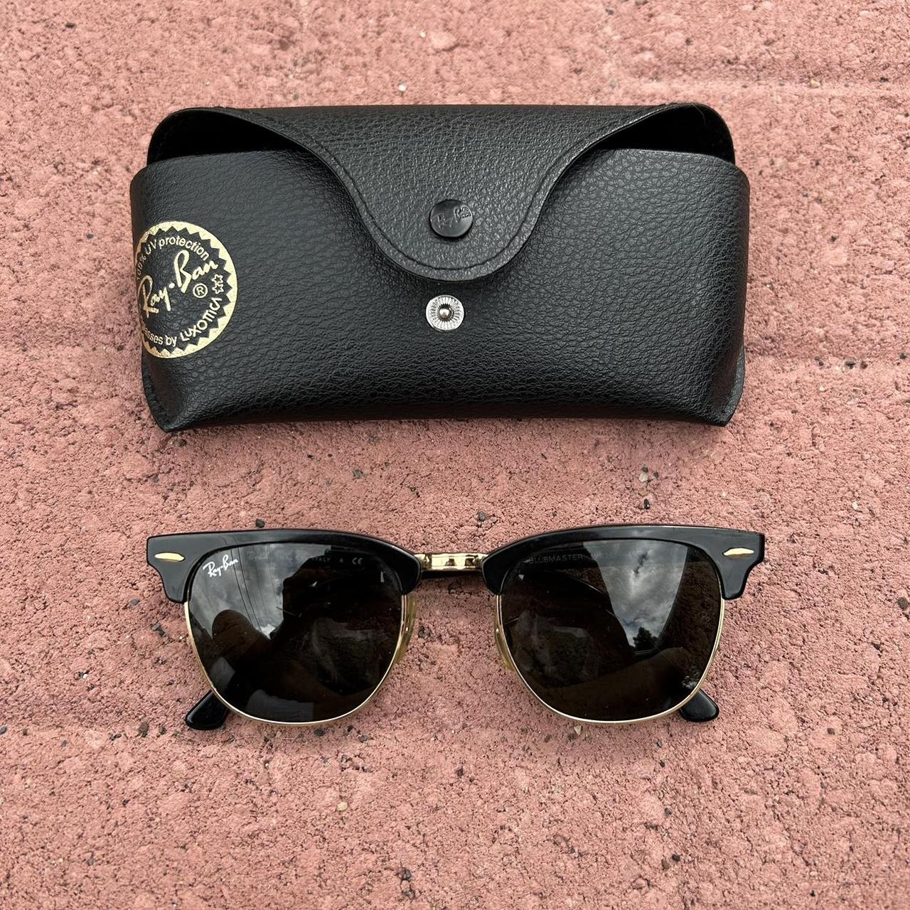 Ray•Ban Clubmaster classic sunglasses Very small... - Depop