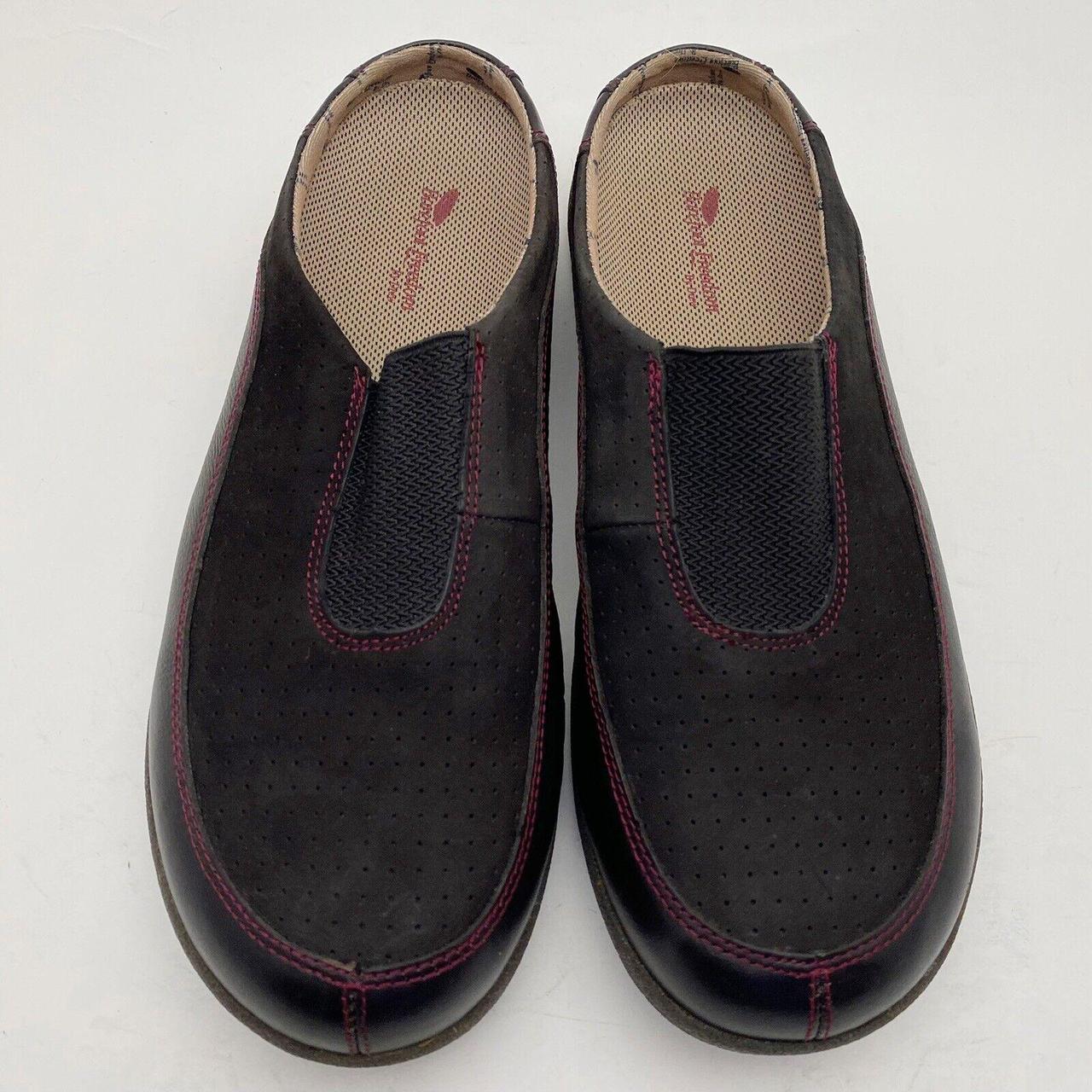 BAREFOOT FREEDOM Venice Brown Leather Slip On Flat... - Depop