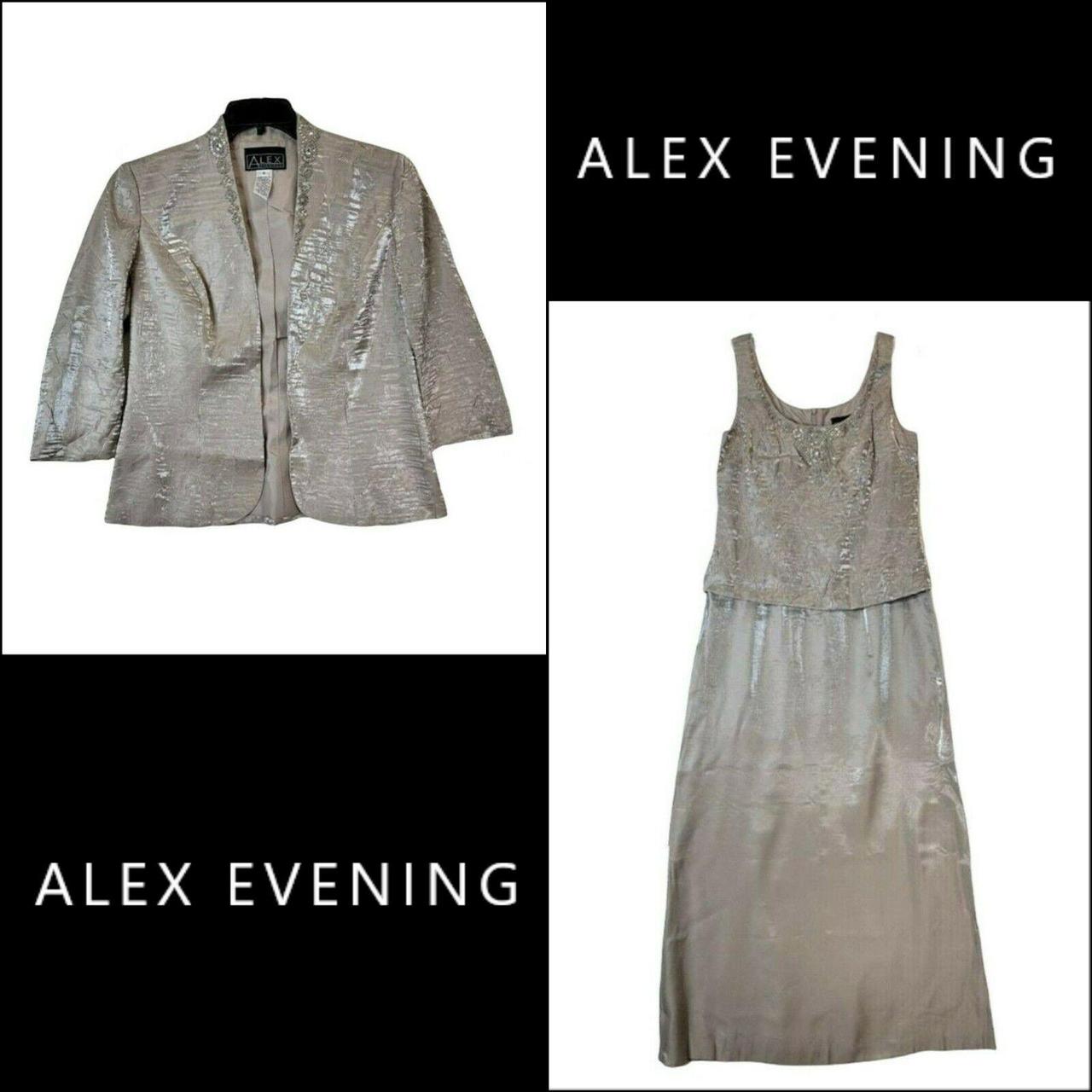 Alex Evening Women Cocktail Formal Sleeveless Dress... - Depop