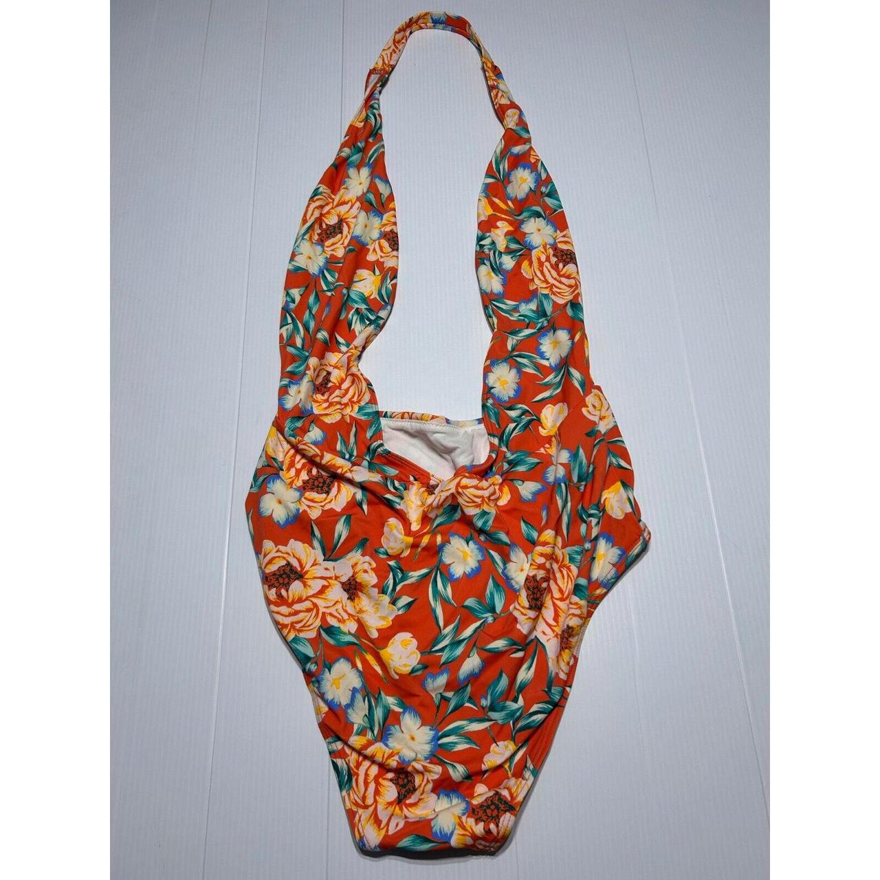 Out From Under Halter Neck One Piece Swimsuit Womens... - Depop