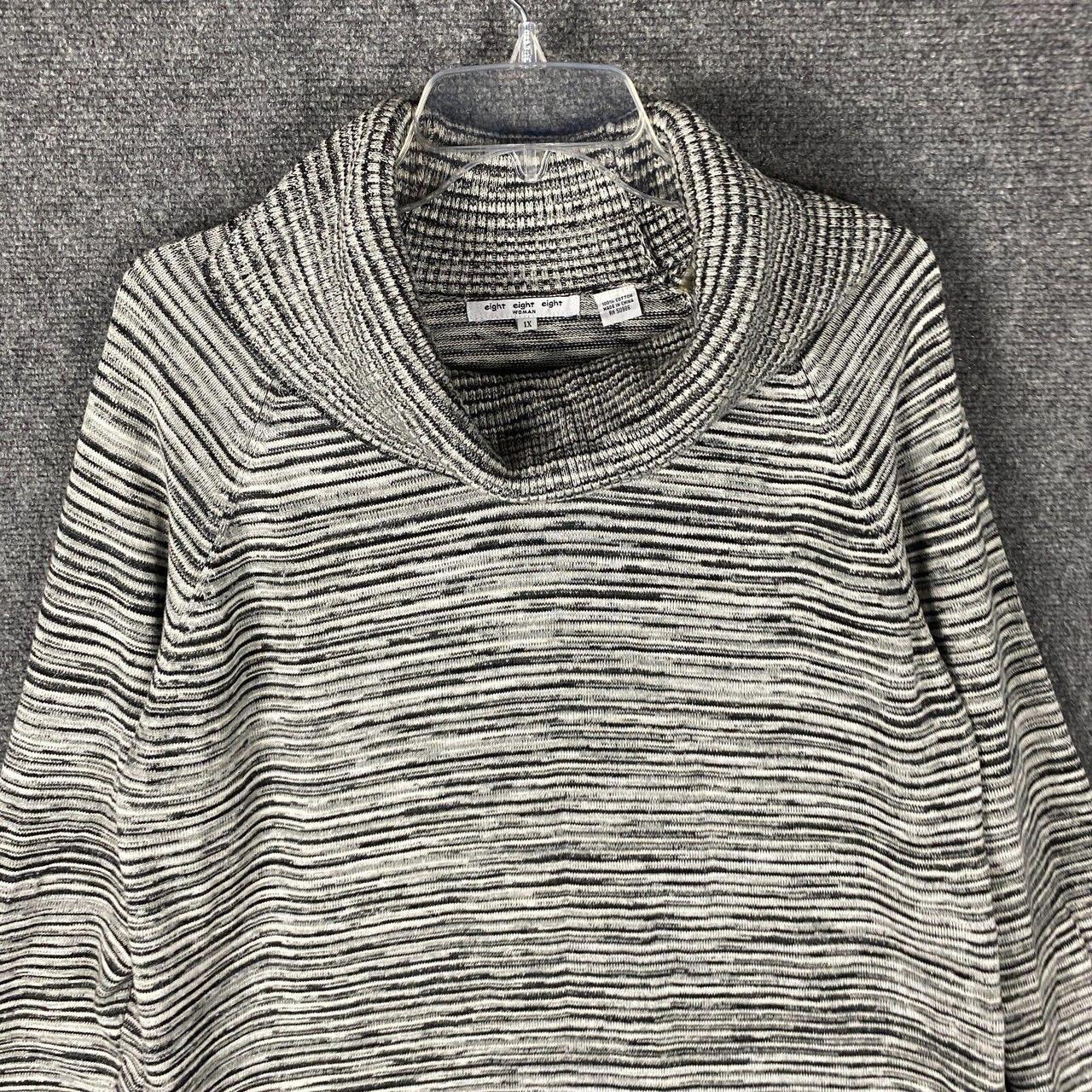Eight Eight Eight Sweater Women's 1X Pullover 100%... - Depop