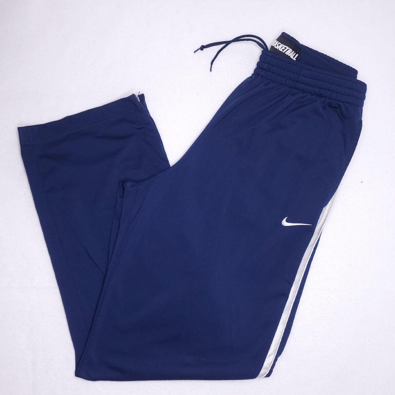 Vintage Nike Basketball Track Pants Mens L/XL** Navy... - Depop