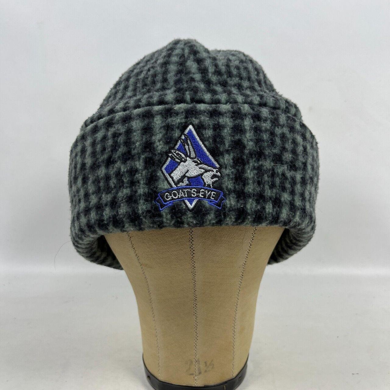 GOAT'S EYE MERKLEY Winter Check Cuffed Beanie Hat... - Depop