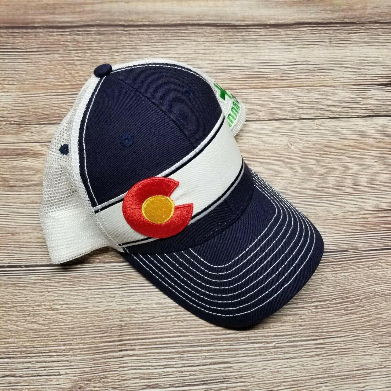 Colorado C Logo Mesh Trucker Hat Cannabis All of... - Depop