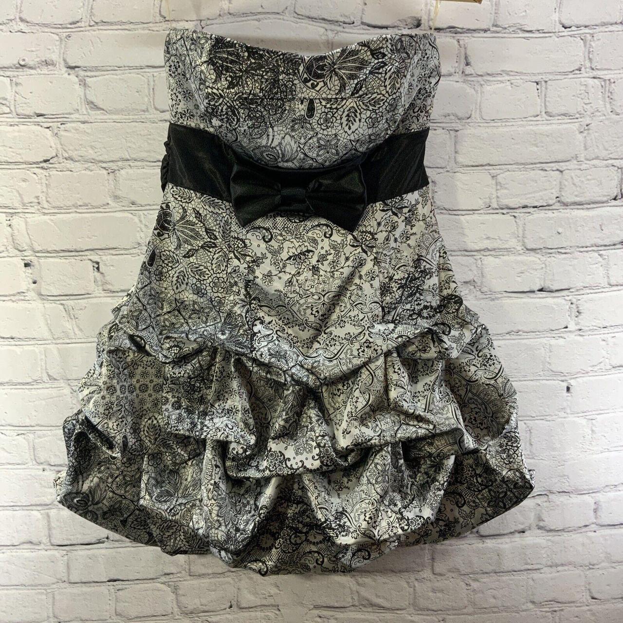 Ruby Rox Cocktail Prom Dress Juniors Sz 11 Black... - Depop