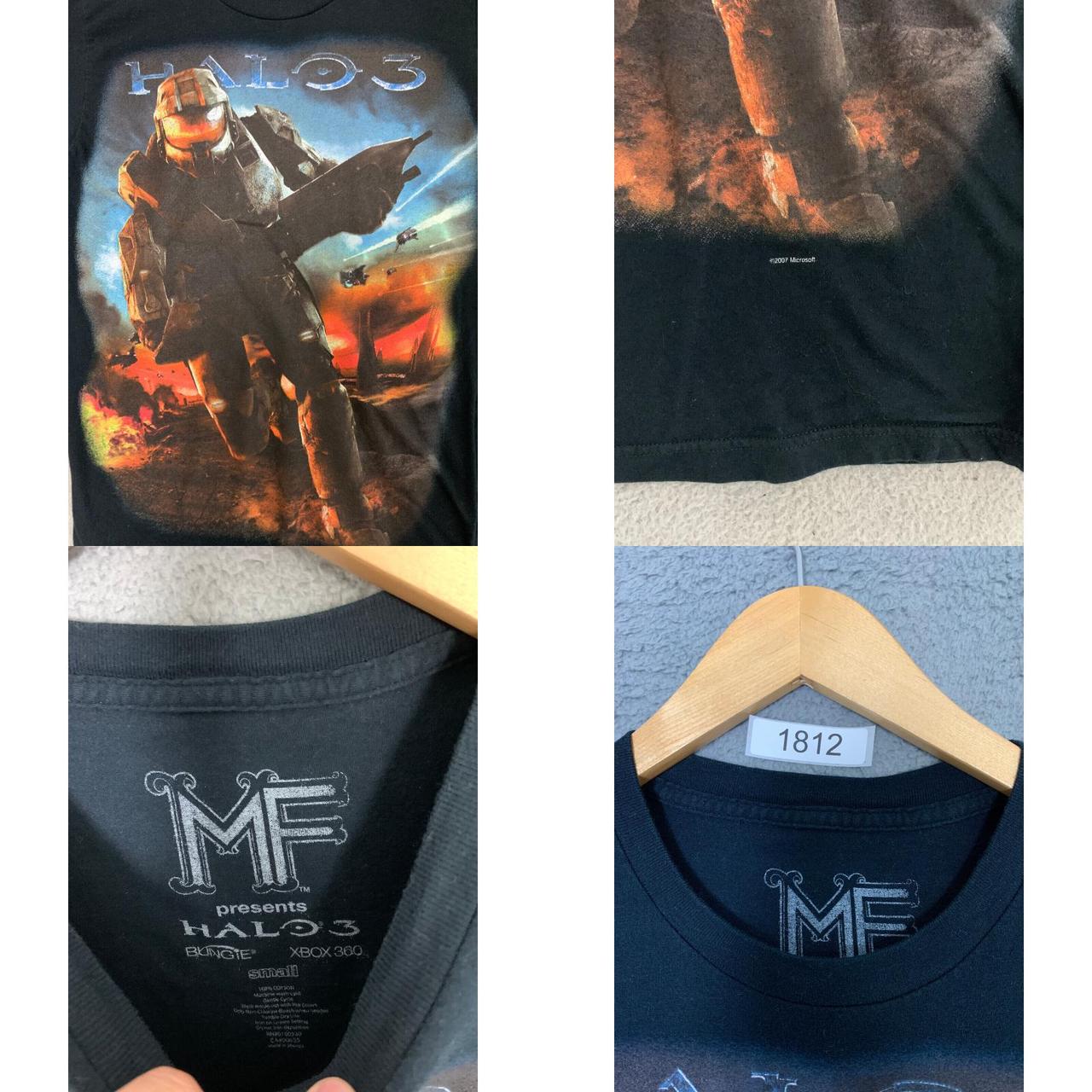 VINTAGE Halo 3 Mens Shirt Small Graphic 2007 Master... - Depop