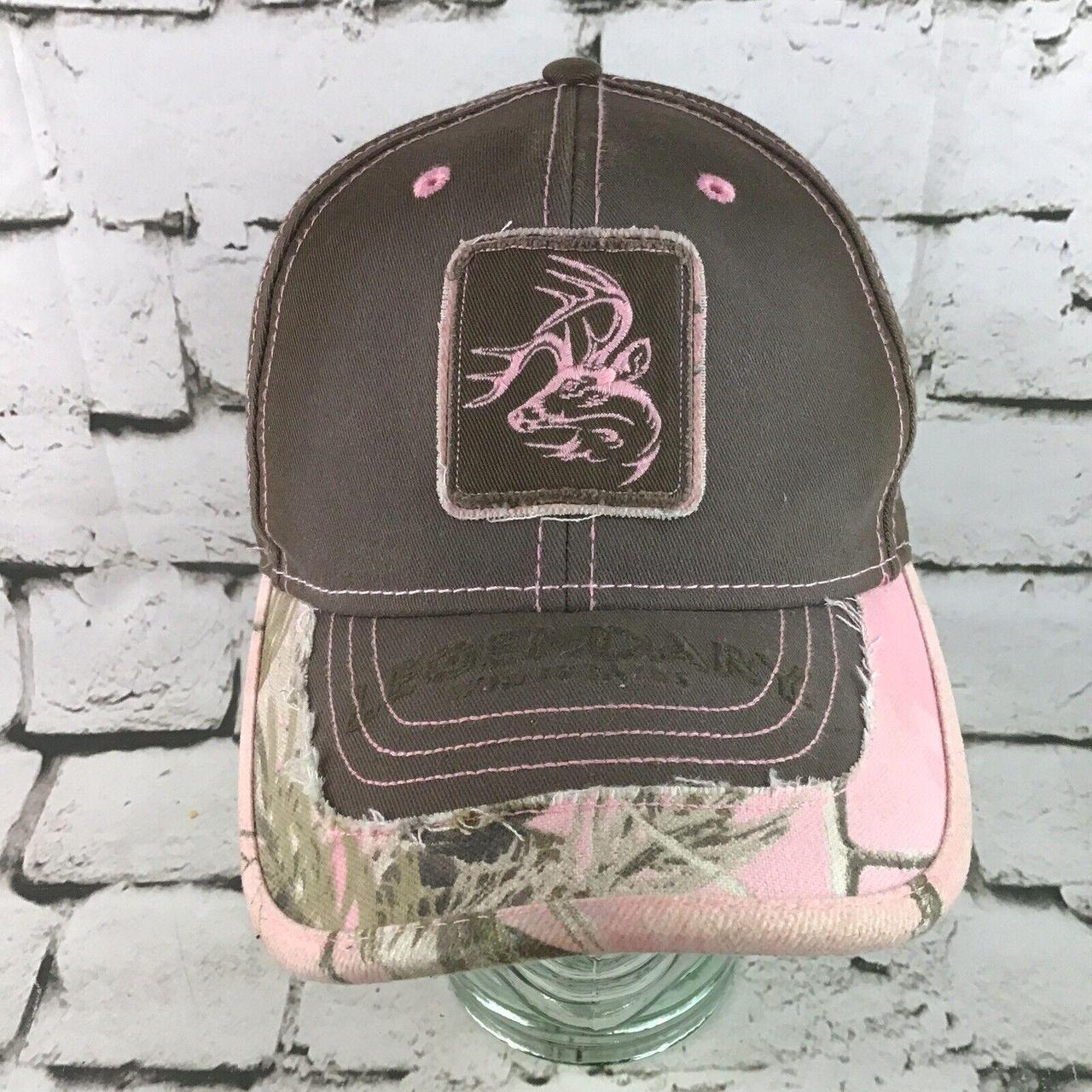 Legendary Womens OSFA Hat Pink Brown Elk Hunters... - Depop