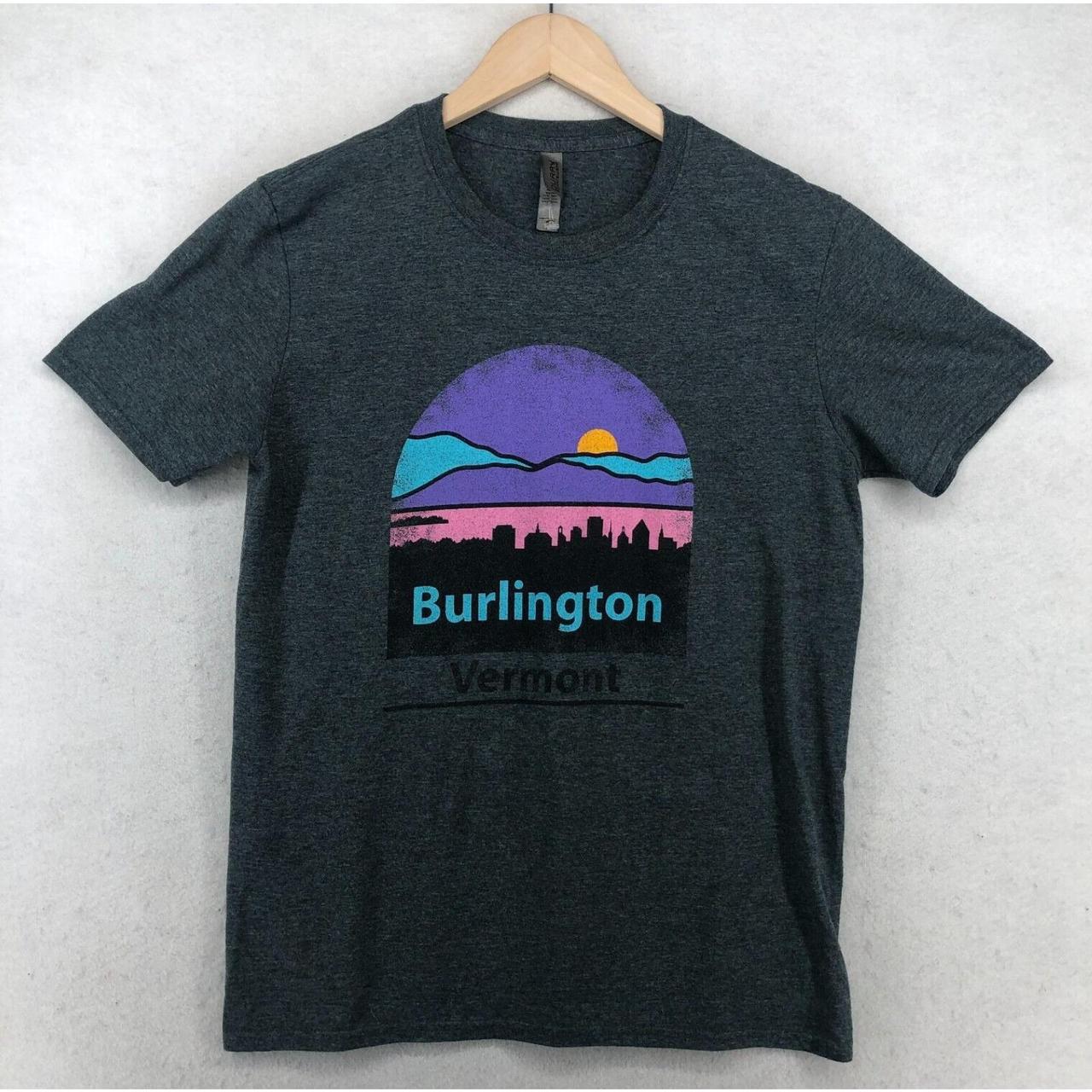 BURLINGTON VERMONT Shirt Adult M Sunset VT Crewneck... - Depop