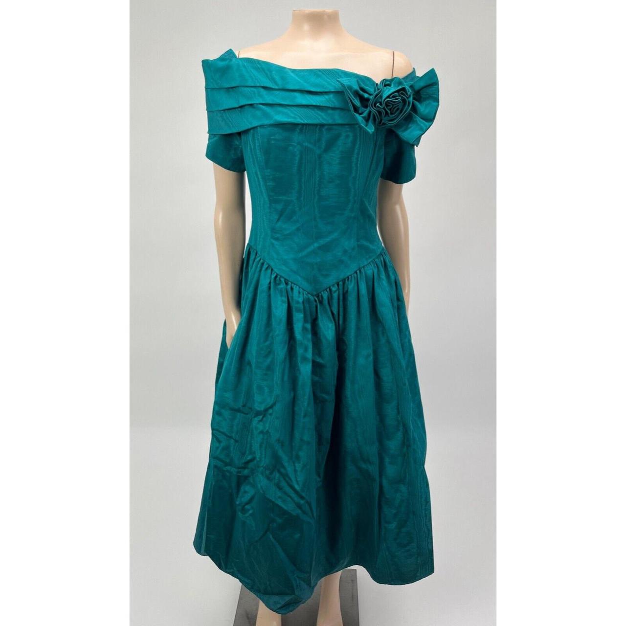 Vintage 90's 80's Scott McClintock Prom Dress 6... - Depop