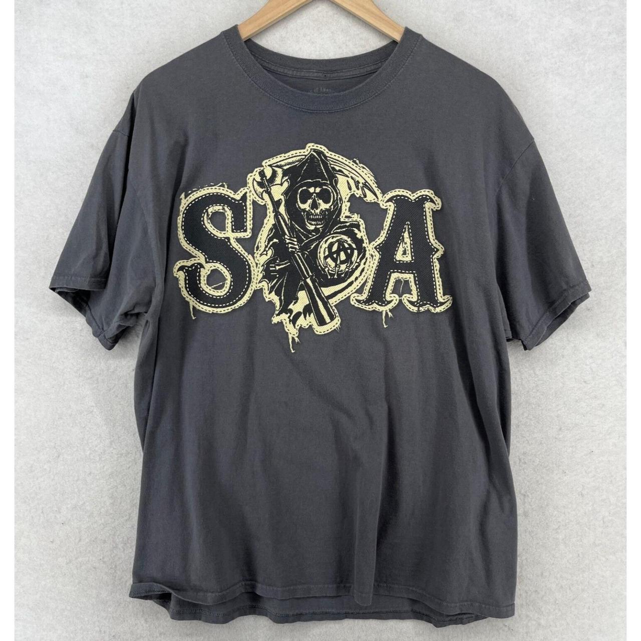 SONS OF ANARCHY Shirt Men XL SAMCRO Redwood Original... - Depop