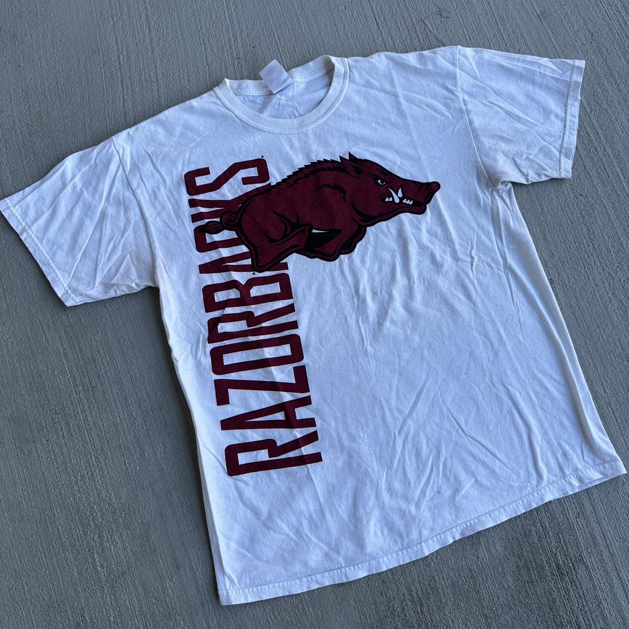 Vintage Arkansas Razorbacks Shirt •Used condition... - Depop