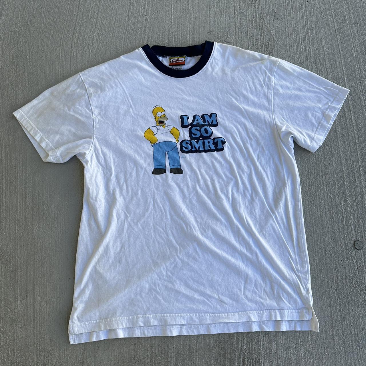 Bart Simpson “I Am So Smart” Simpsons Shirt •Used... - Depop