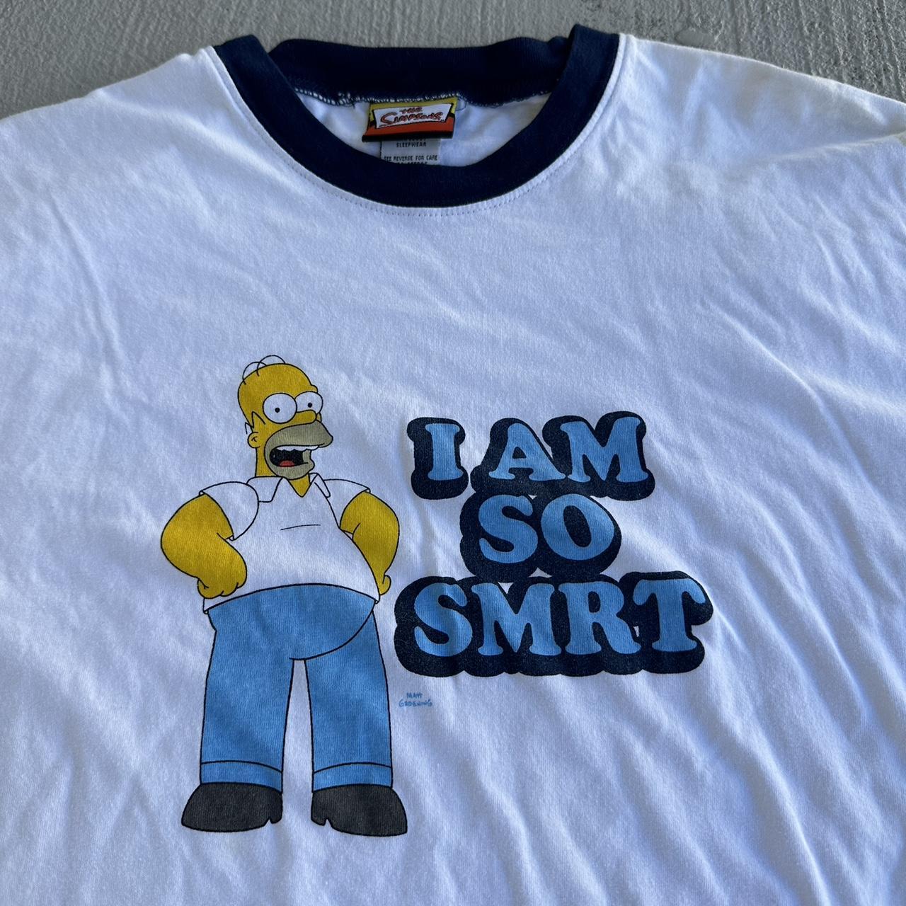 Bart Simpson “I Am So Smart” Simpsons Shirt •Used... - Depop