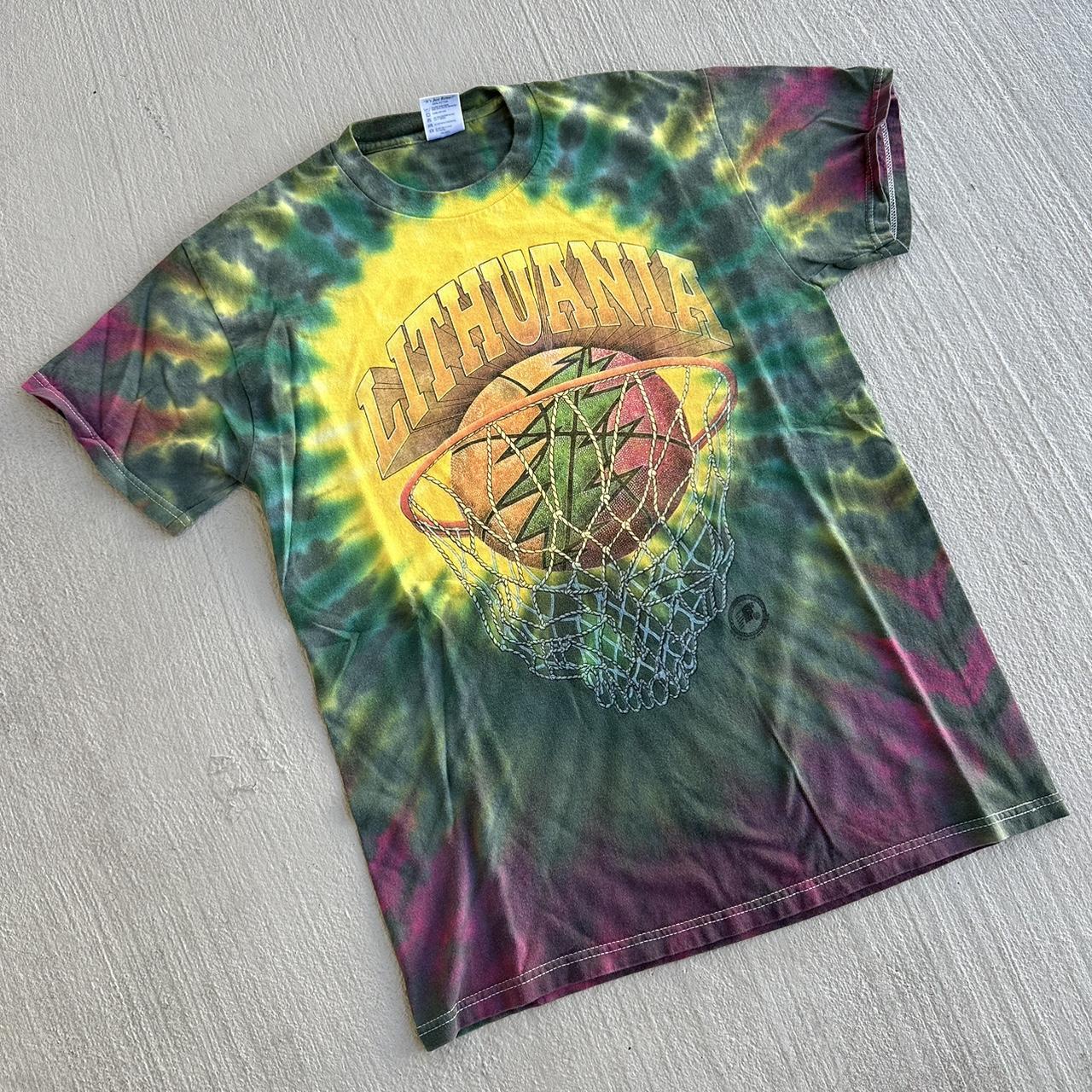 Vintage 90s Lithuania Grateful Dead Rock Band Shirt... - Depop