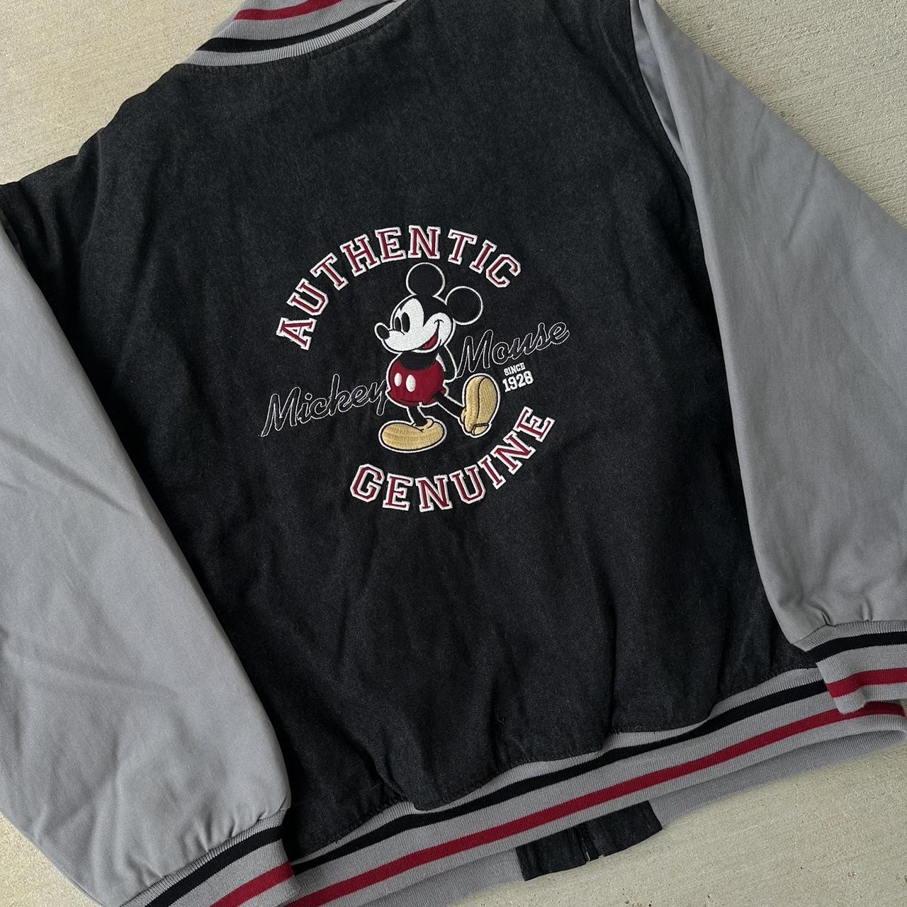 Mickey Mouse Disney Varsity Jacket •Great condition... - Depop