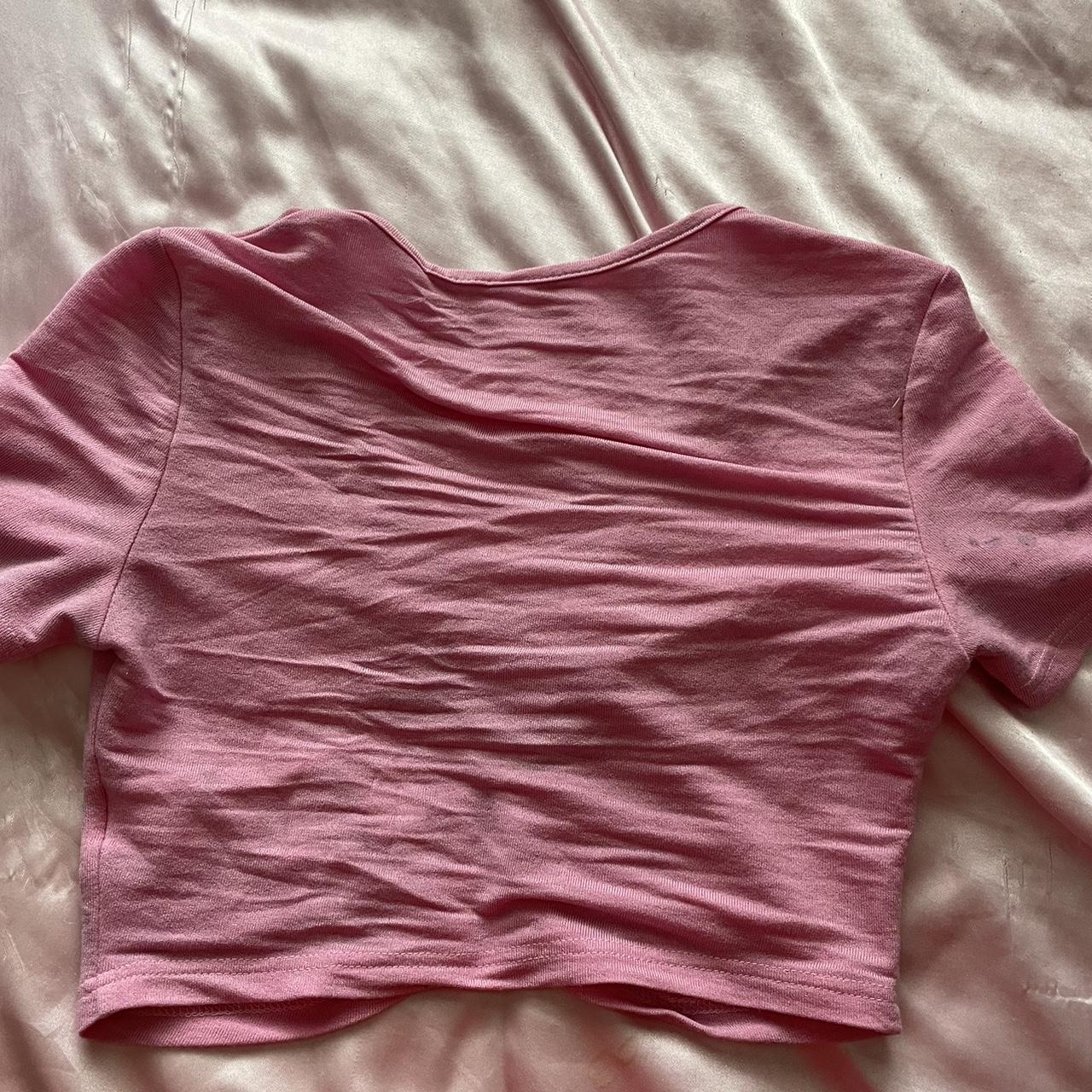 cute pink crop top!💝💞💖 photos of me wearing the top... - Depop