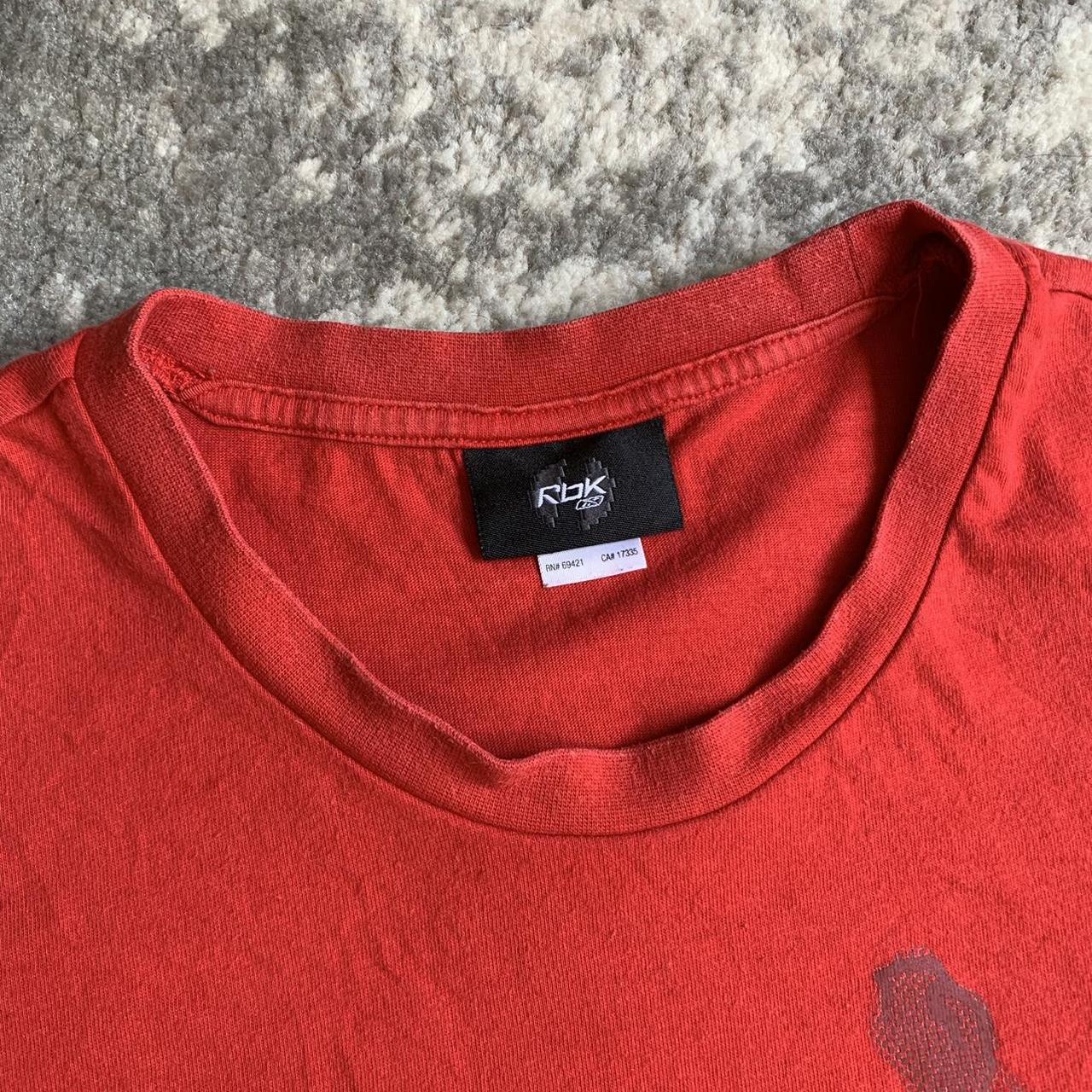 Vintage Reebok Thierry Henry Arsenal Red Graphic... - Depop