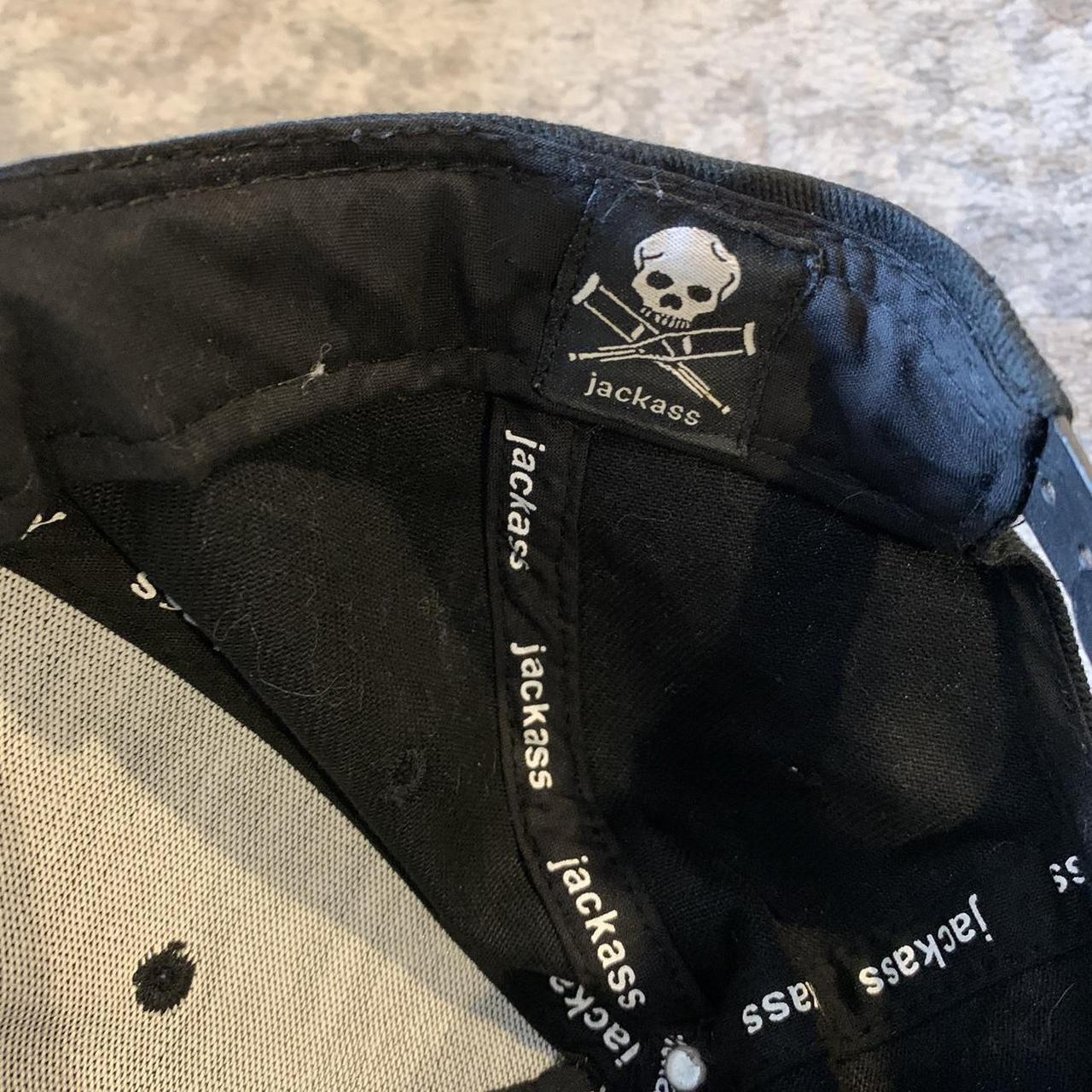 Vintage Jackass Movie TV Promo SnapBack Hat Cap... - Depop