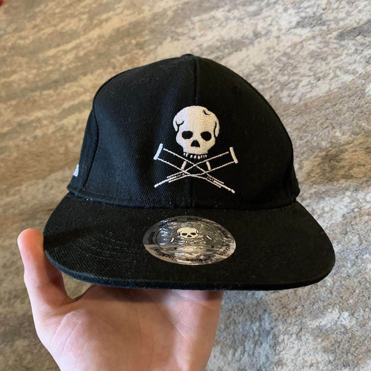 Vintage Jackass Movie TV Promo SnapBack Hat Cap... - Depop