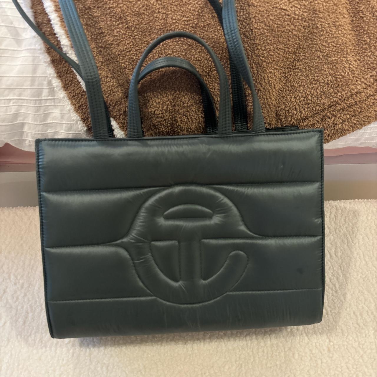 Green Telfar Puff Shopper - Depop
