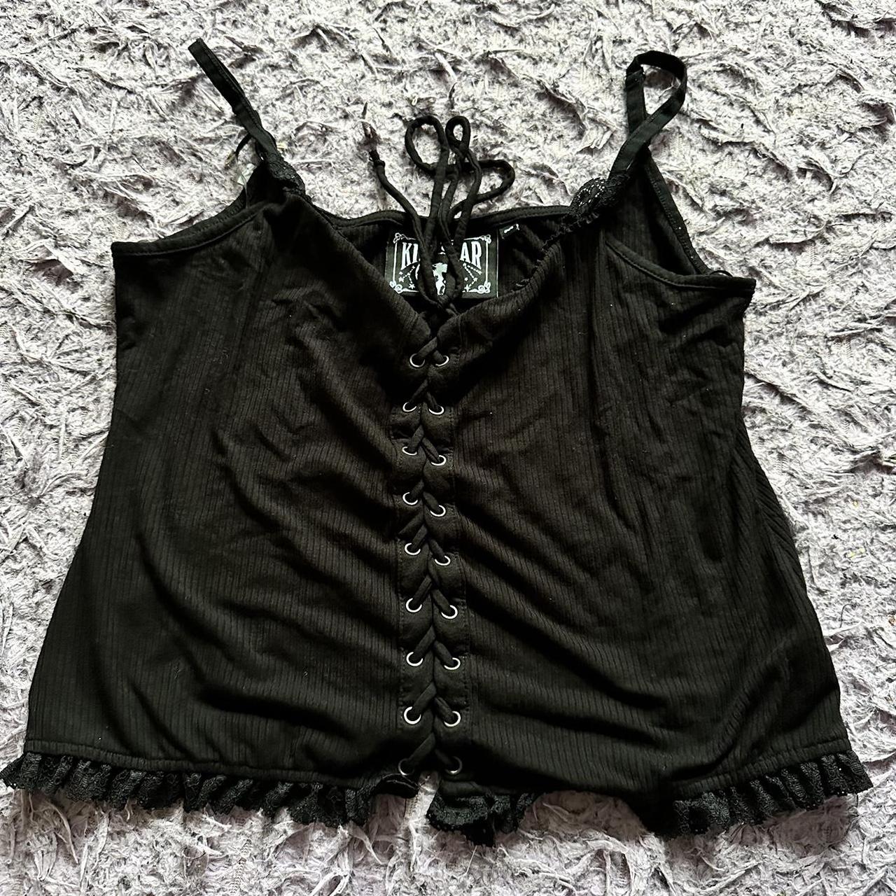 Killstar Drea Vest Top UK Size M Worn a few times... - Depop